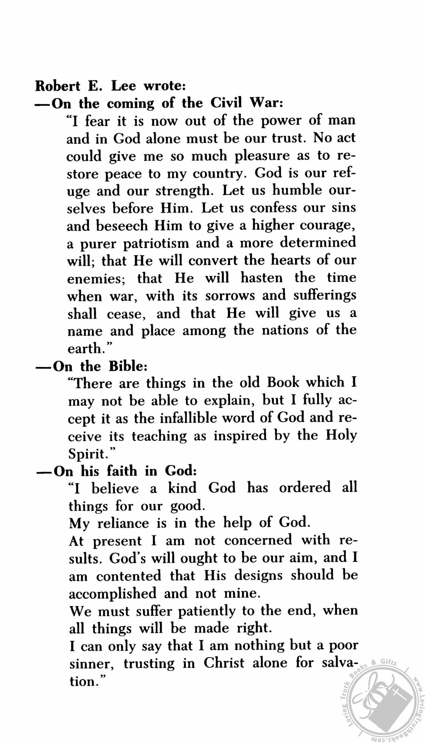 Gallant Christian Soldier Robert E Lee (The Sowers) by Lee Roddy (Book / Paperback) (Loving ...