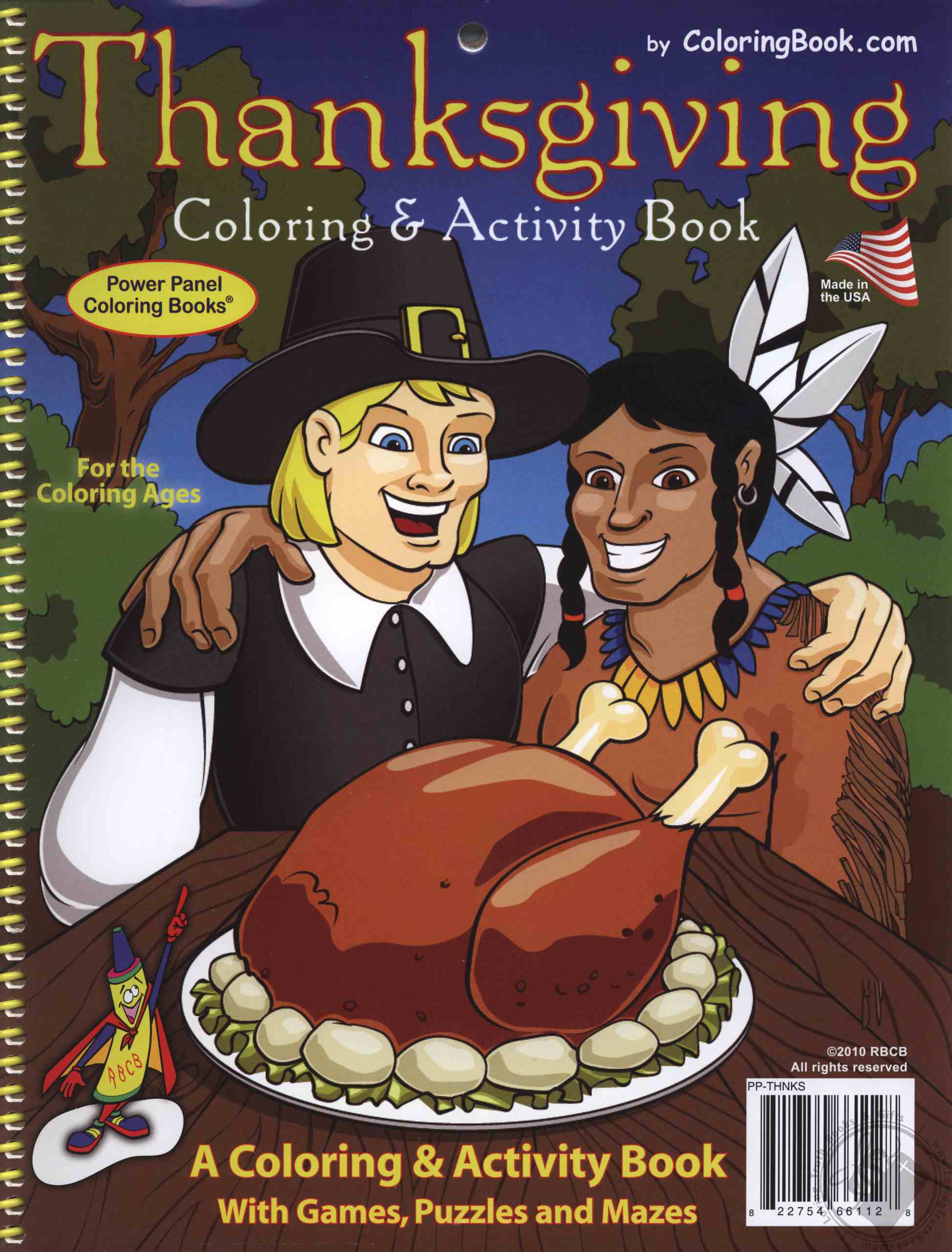 Educational Coloring and Activity Book: Thanksgiving by Really Big ...