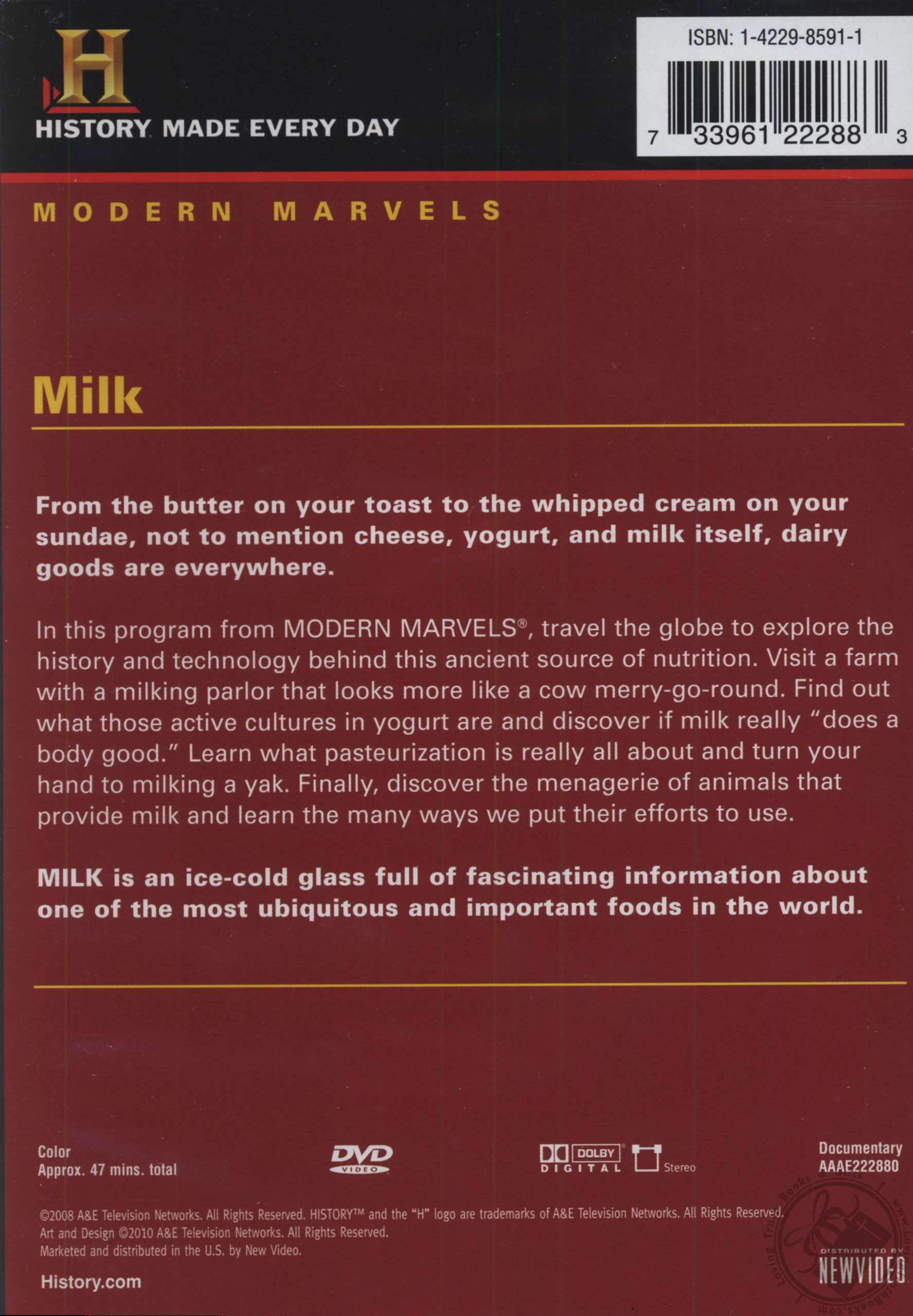 The History Channel Modern Marvels: Milk by The History Channel (DVD ...