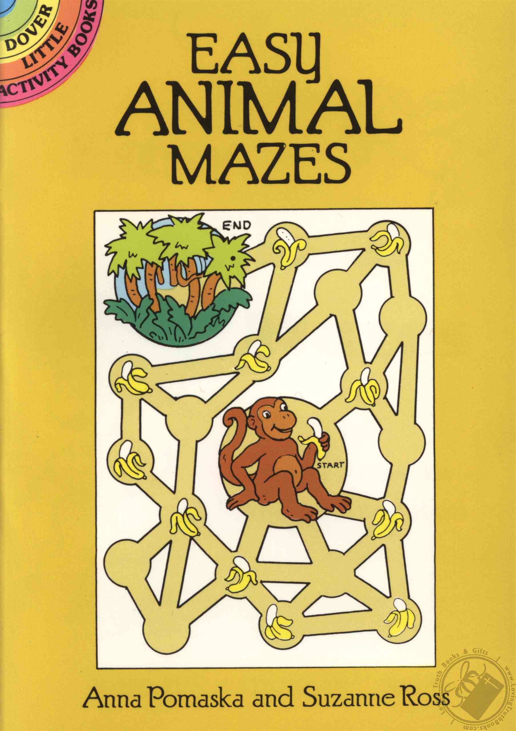 Easy Animal Mazes (Dover Little Activity Books) by Anna Pomaska ...