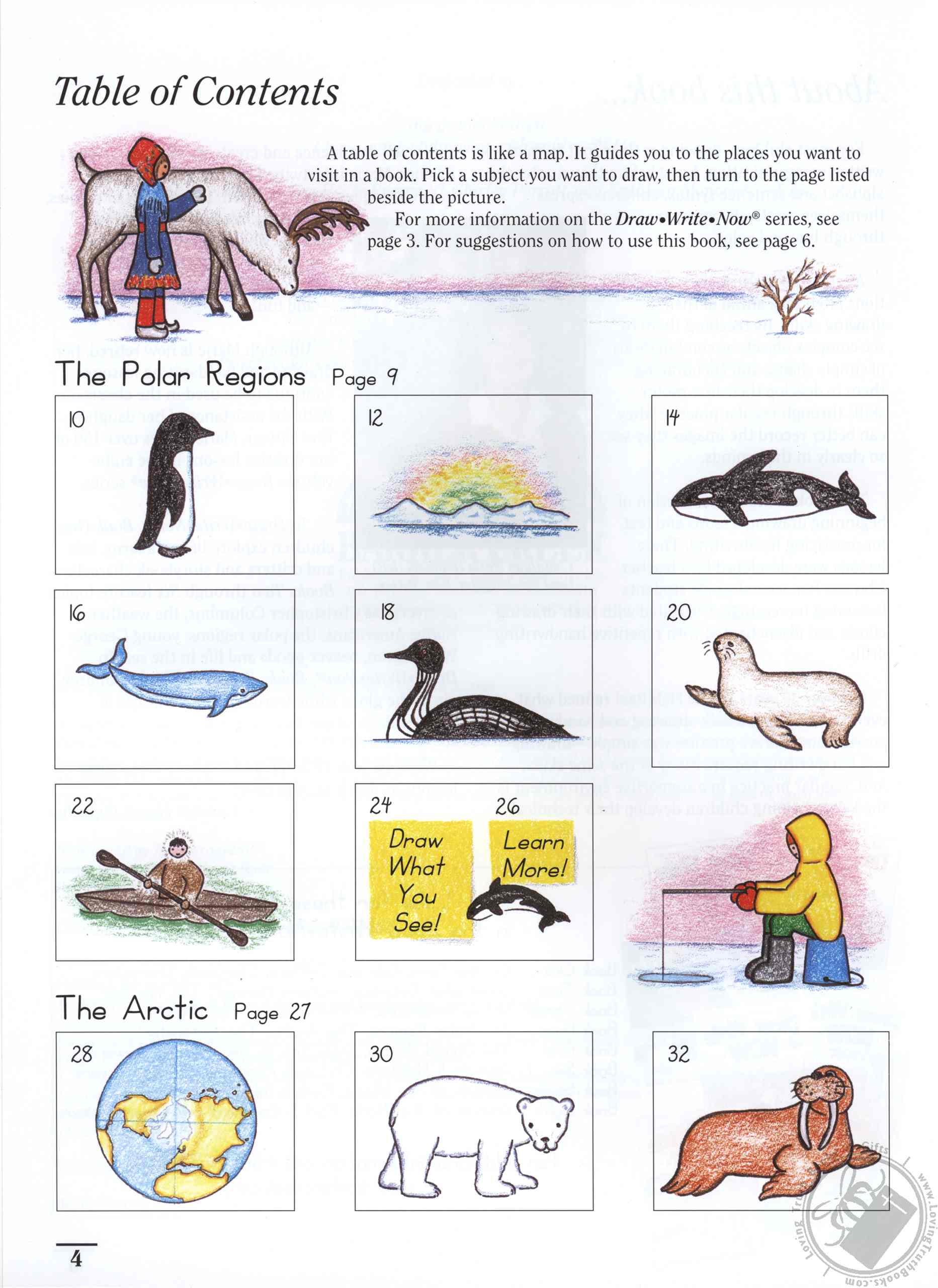 Draw Write Now, Book 4: The Polar Regions, Arctic, Antarctic by Marie ...