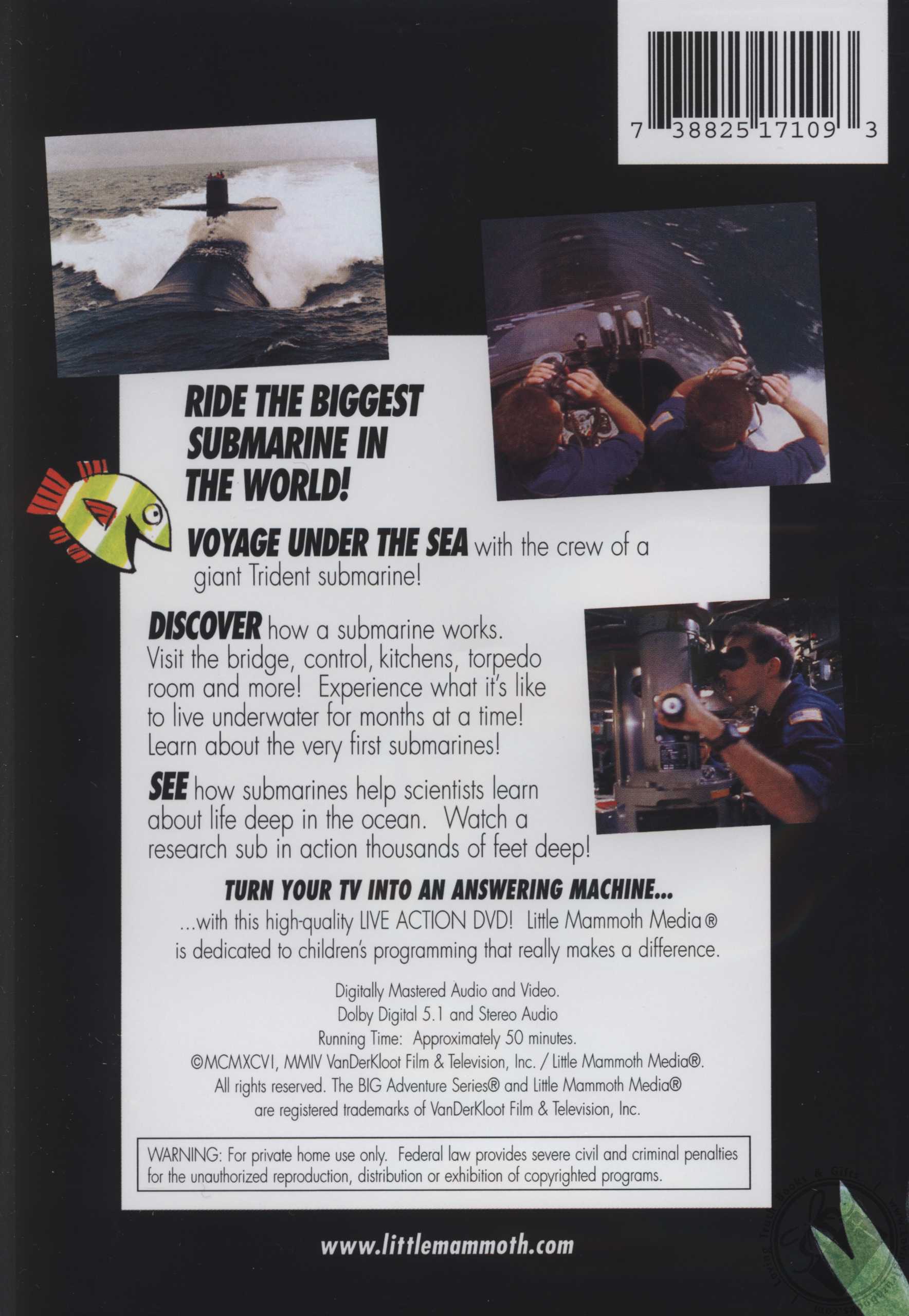 The BIG Submarine (The Little Mammoth Big Adventure Series) by William ...