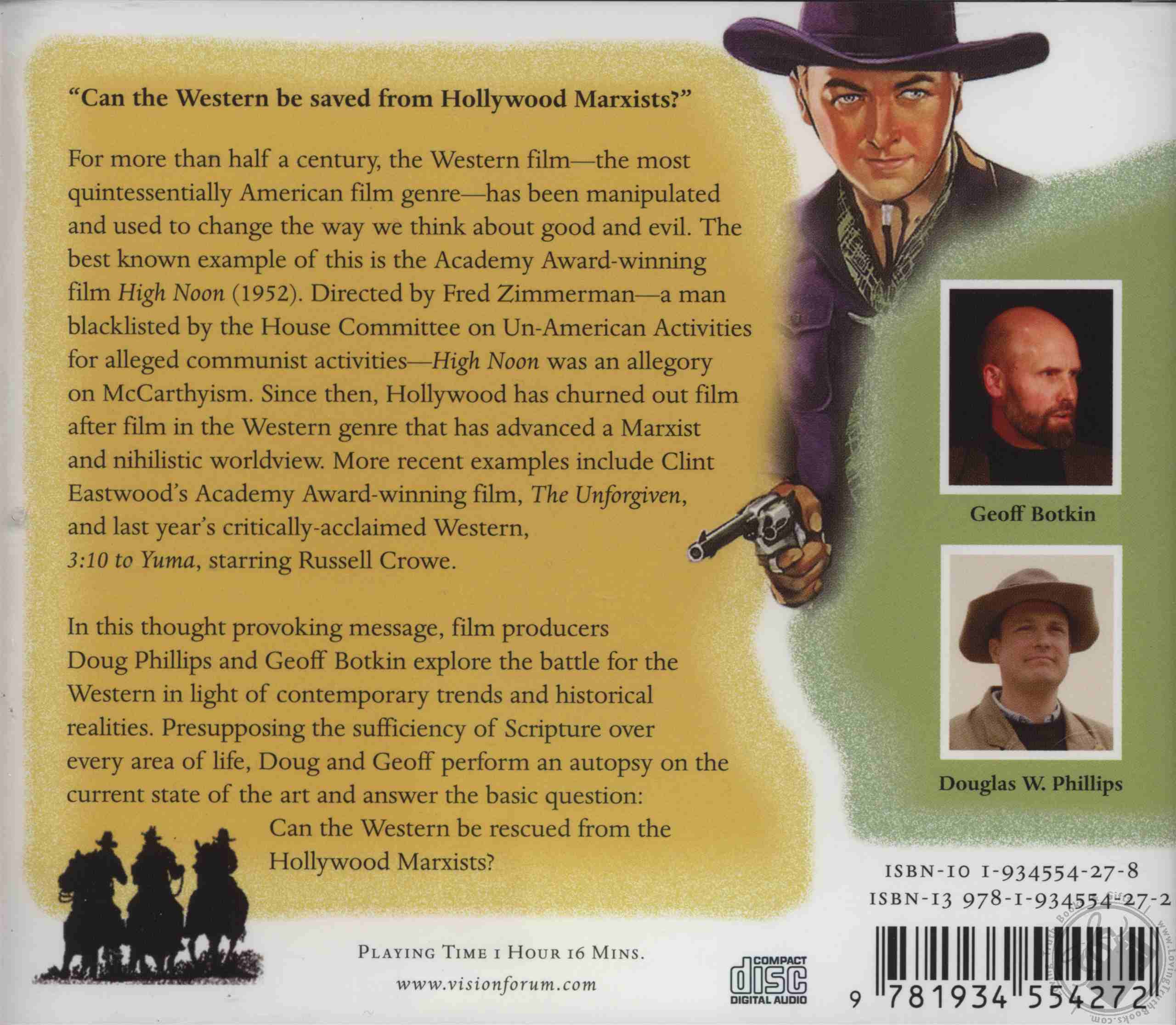 Can the Western be Saved From the Hollywood Marxists? by Douglas ...