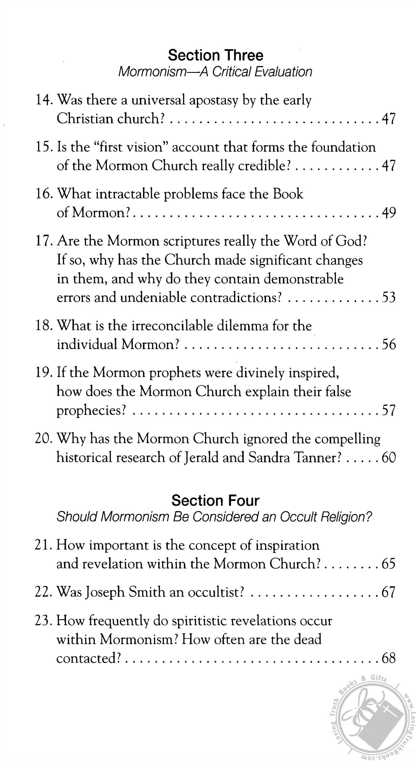 The Facts on the Mormon Church (The Facts On Series) by John Ankerberg ...