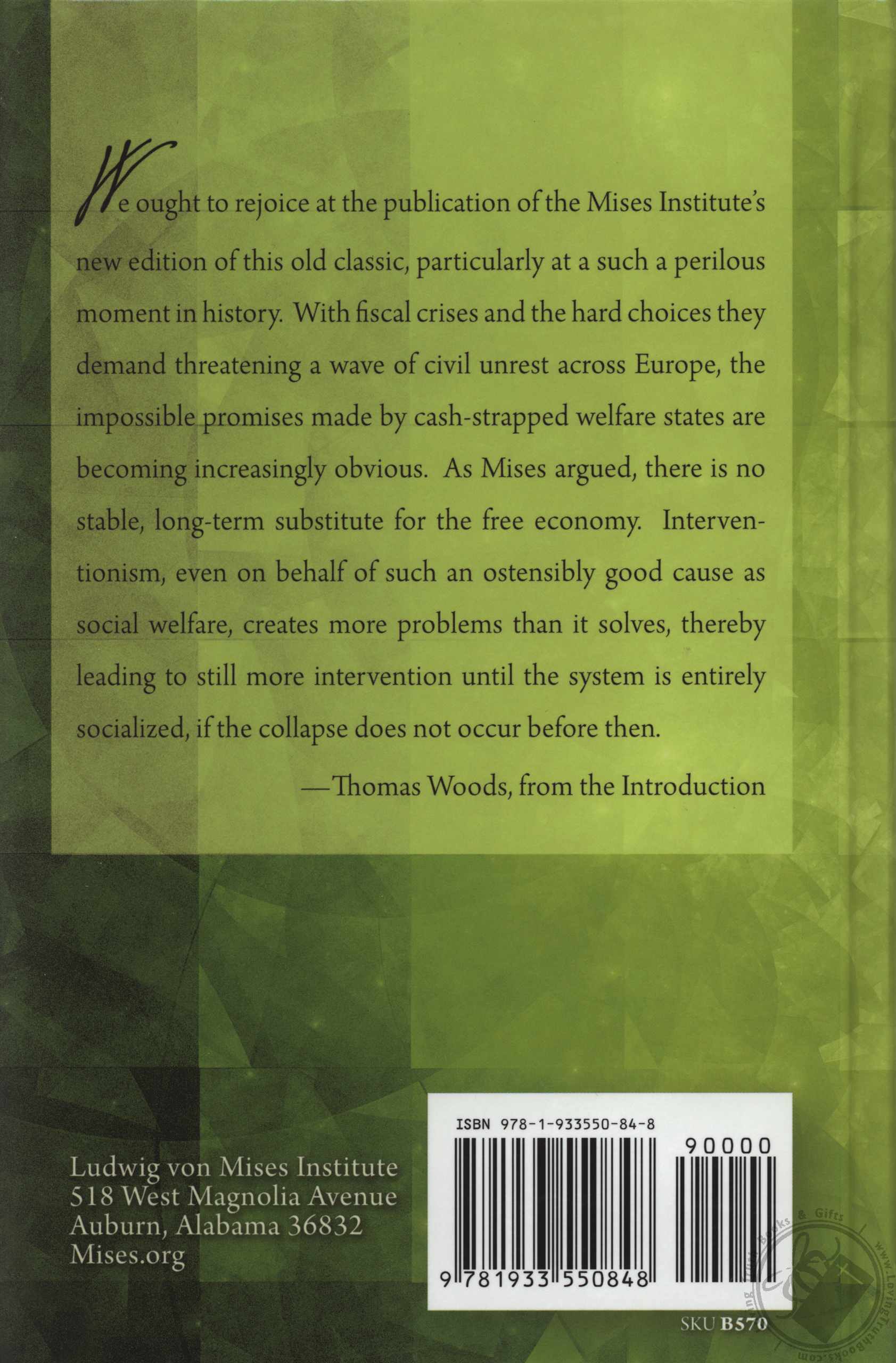 Liberalism by Ludwig von Mises (Book / Hardcover) (Loving Truth Books ...