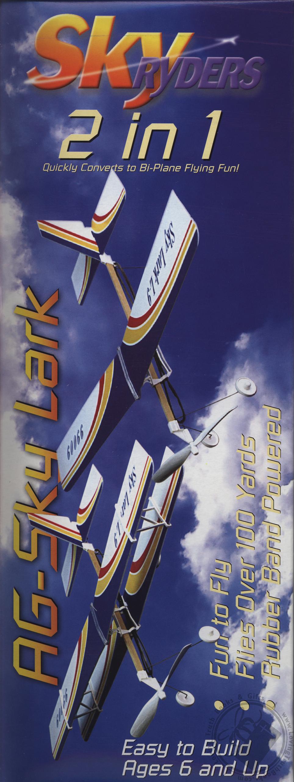 Sky Ryders AG-Sky Lark 2 in 1 (Aircraft Model, Explore the Science of ...