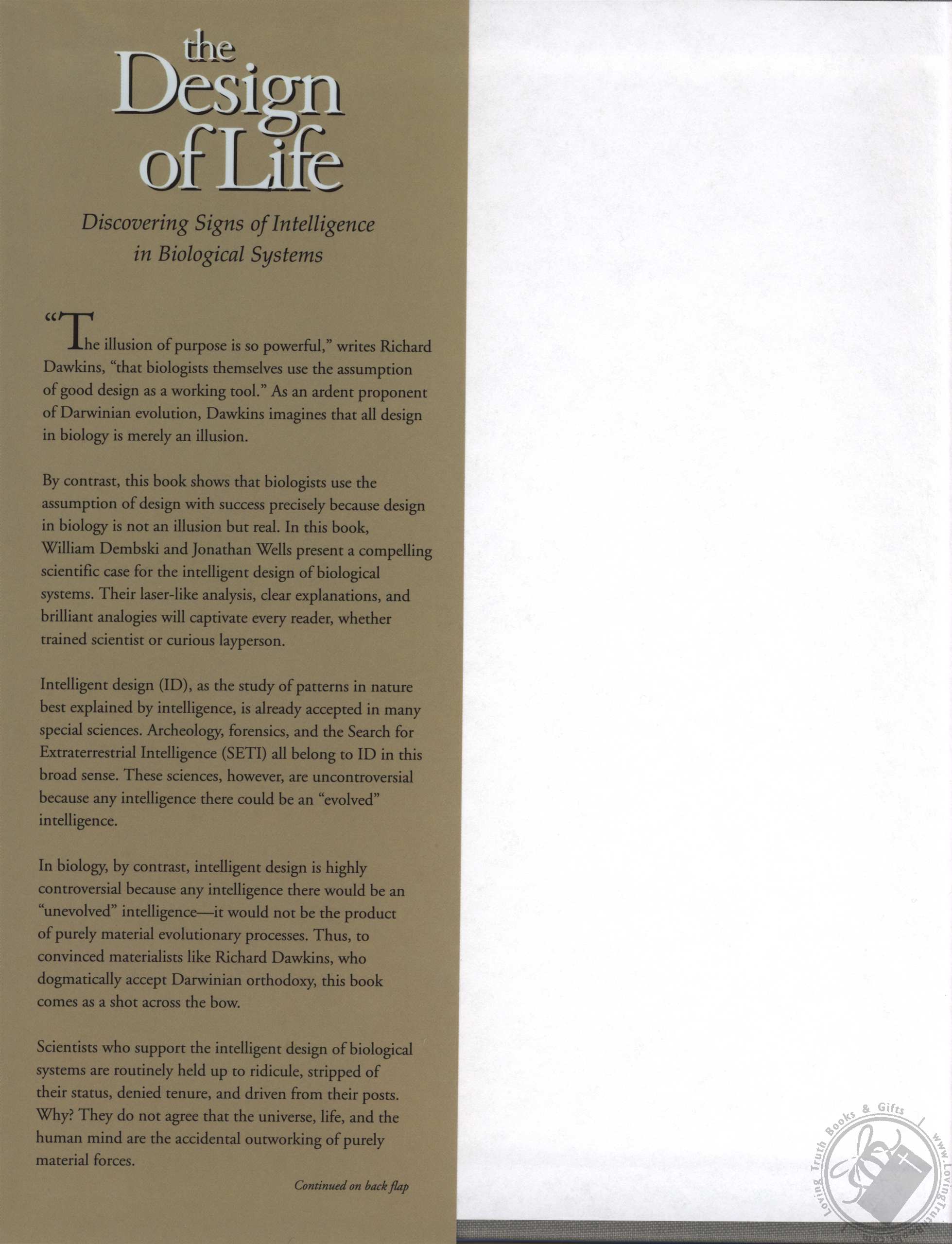 The Design of Life: Discovering Signs of Intelligence In Biological ...