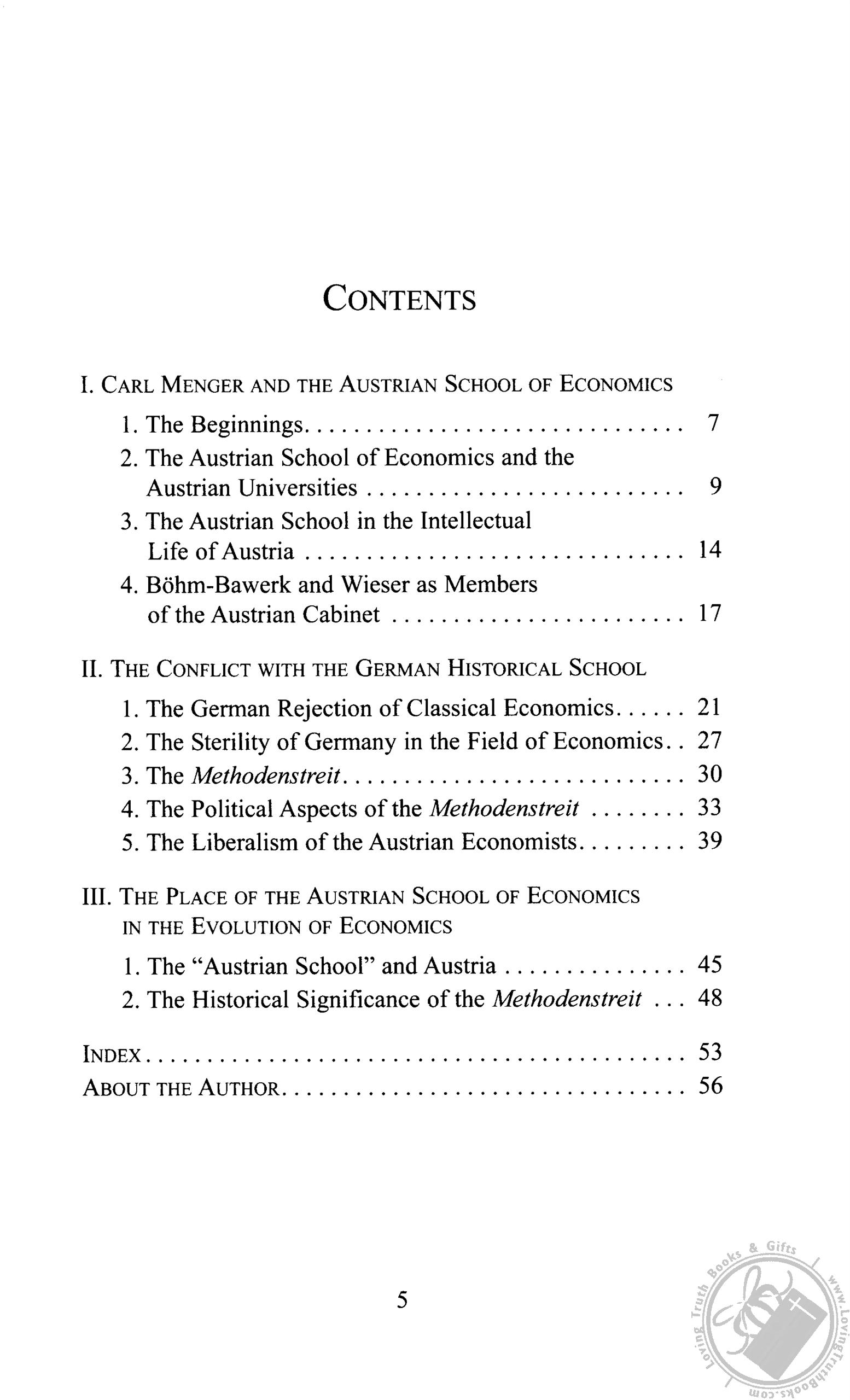 Historical Setting of the Austrian School of Economics by Ludwig von ...