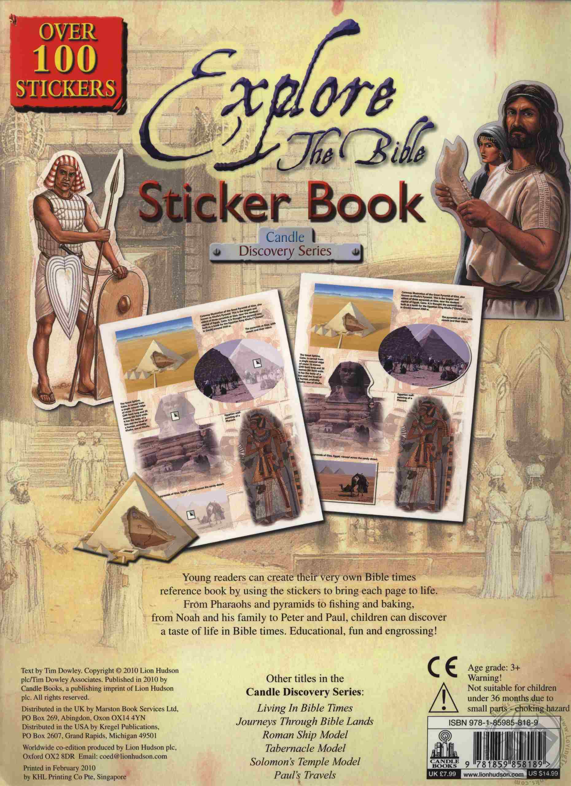 Explore the Bible Sticker Book (Candle Discovery Series) by Tim Dowley ...