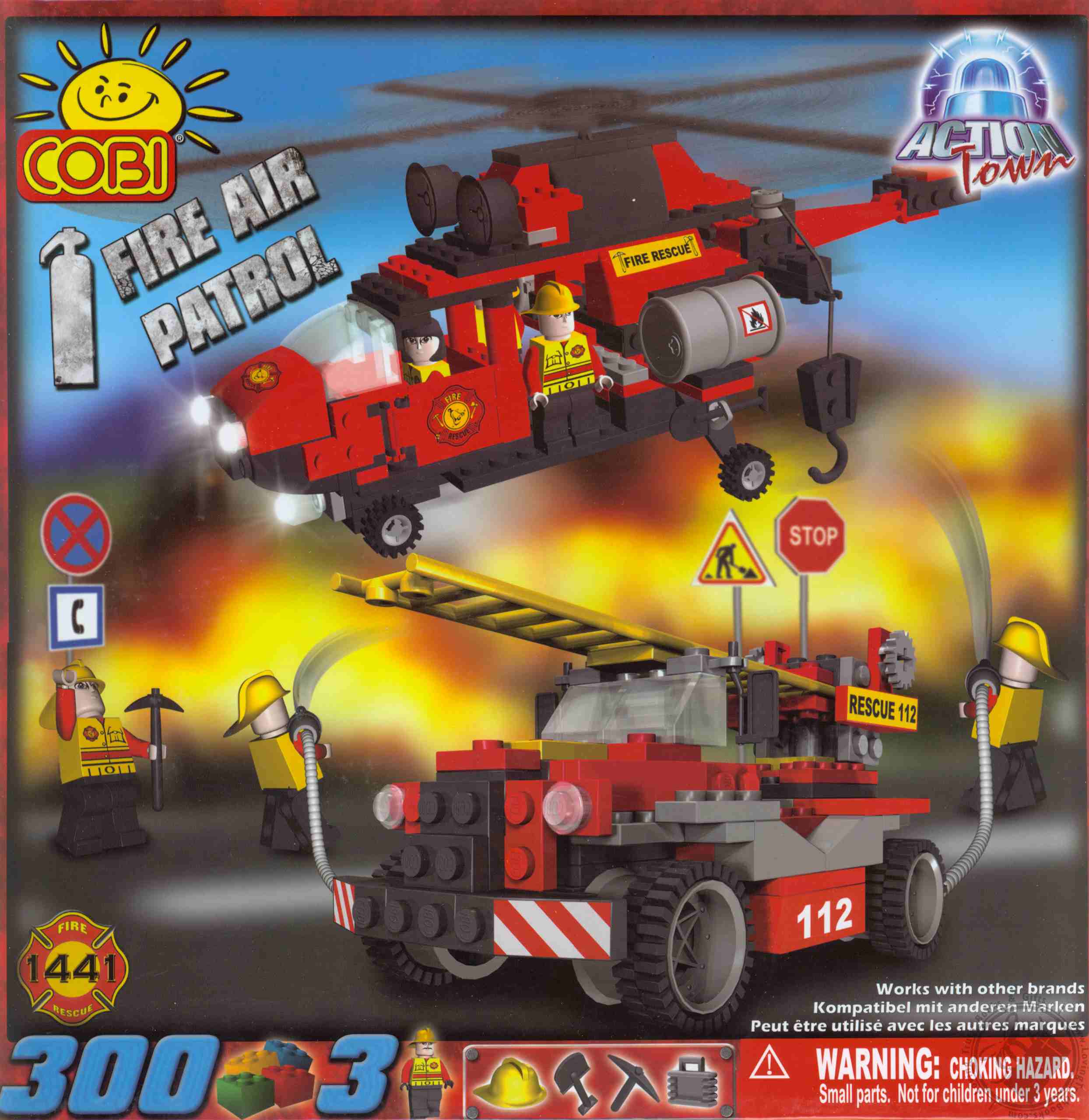 COBI Fire Air Patrol, 300 Piece Set (LEGO® Compatible) by COBI (Toy ...