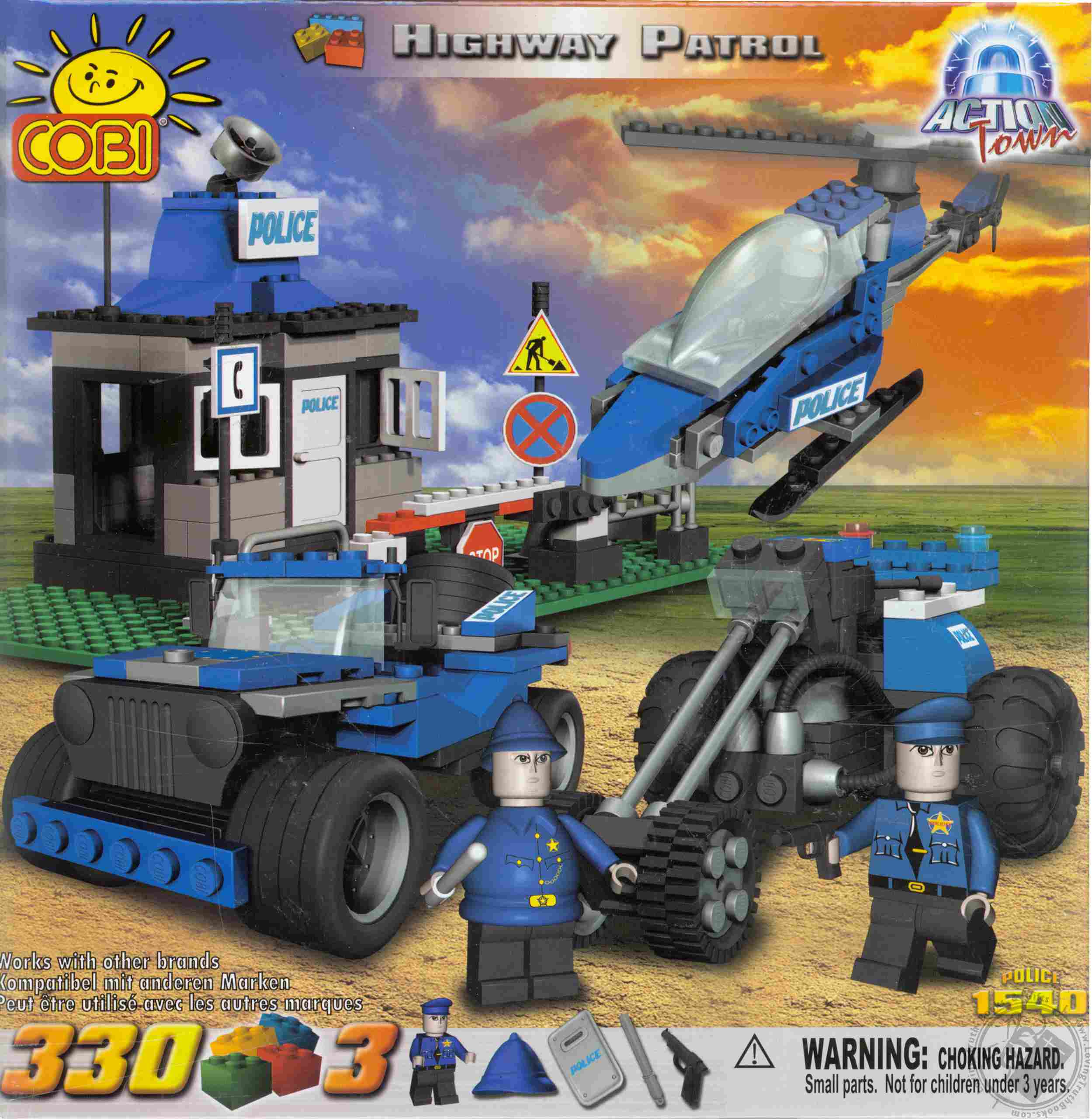 COBI Police Highway Patrol Set, 330 Piece Set (LEGO® Compatible) by ...