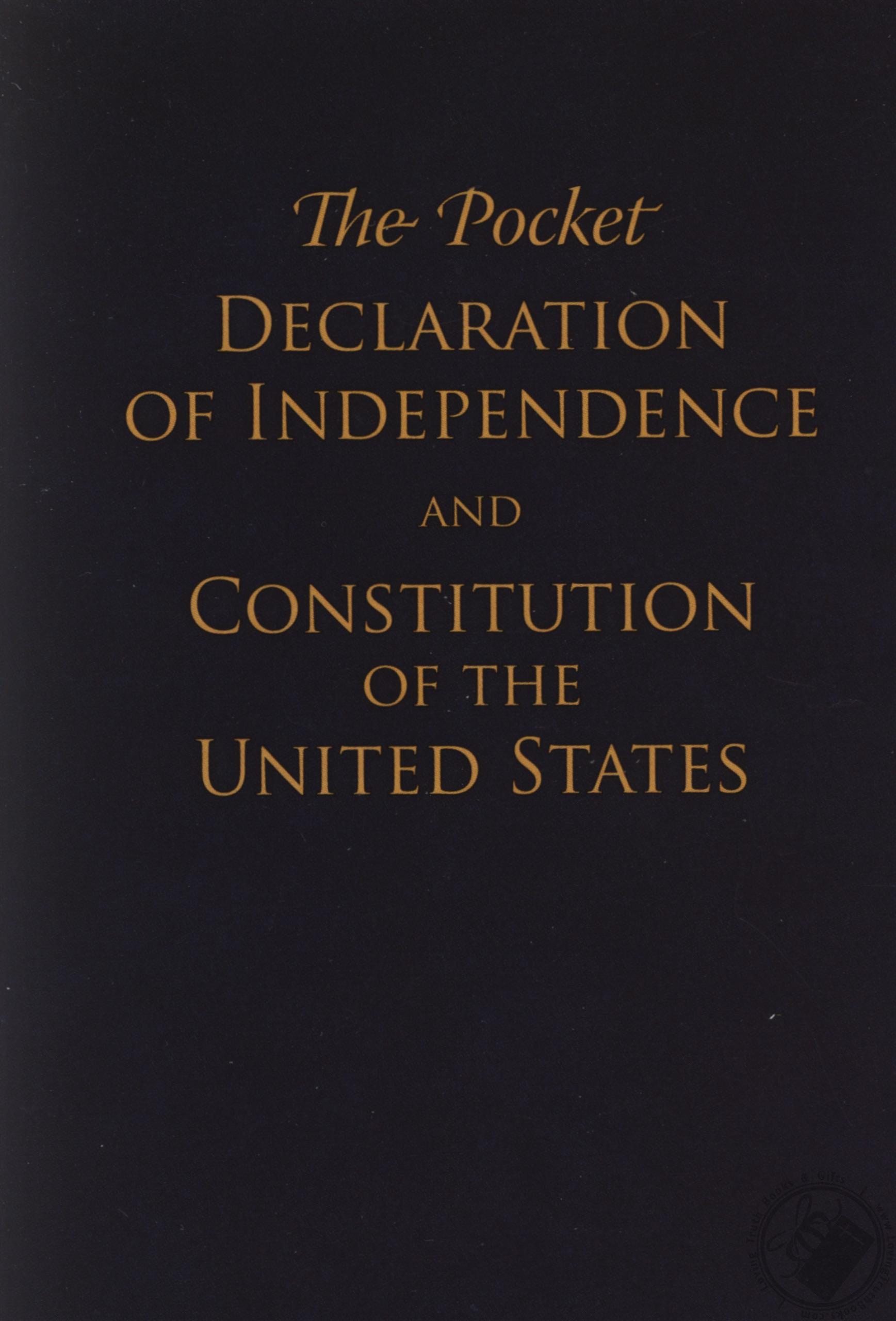 Pocket Declaration of Independence and Constitution of the United ...