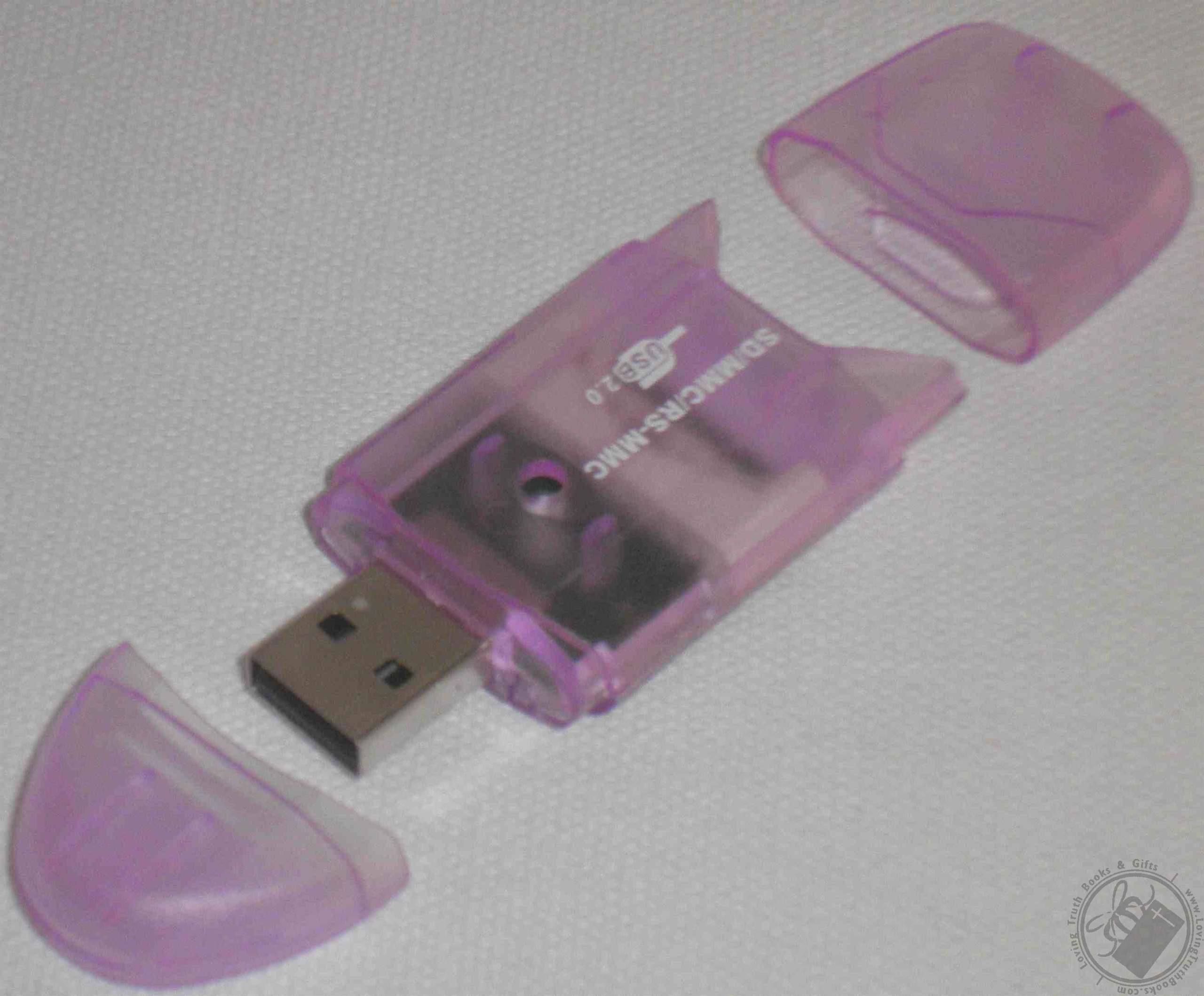 USB 2.0 SDHC SD/ MMC Card Reader by Loving Truth Books & Gifts (Office ...