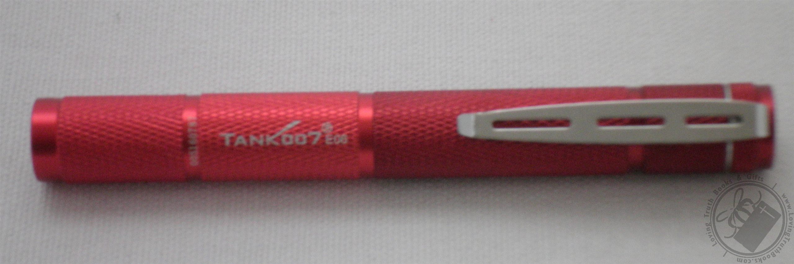 Tank007 Red 120 Lumen Pen Flashlight with Clip (Red Metallic) by ...