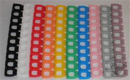 100 Piece, Color-Coded Numeric-Coded (from 0 to 9) Cable Code ...