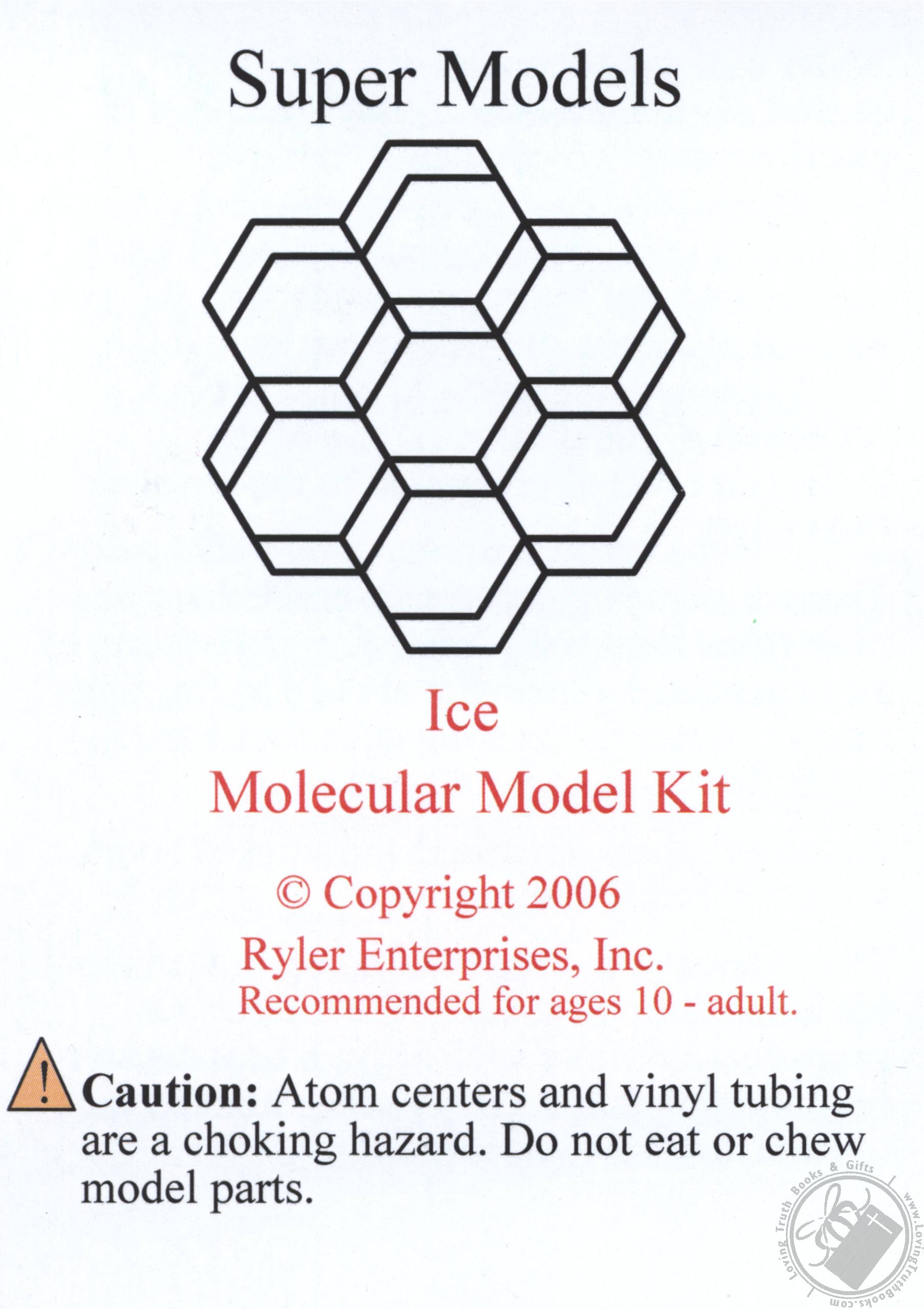 Ice Molecular Model Kit (324 Pcs) by Ryler Enterprises (Model ...
