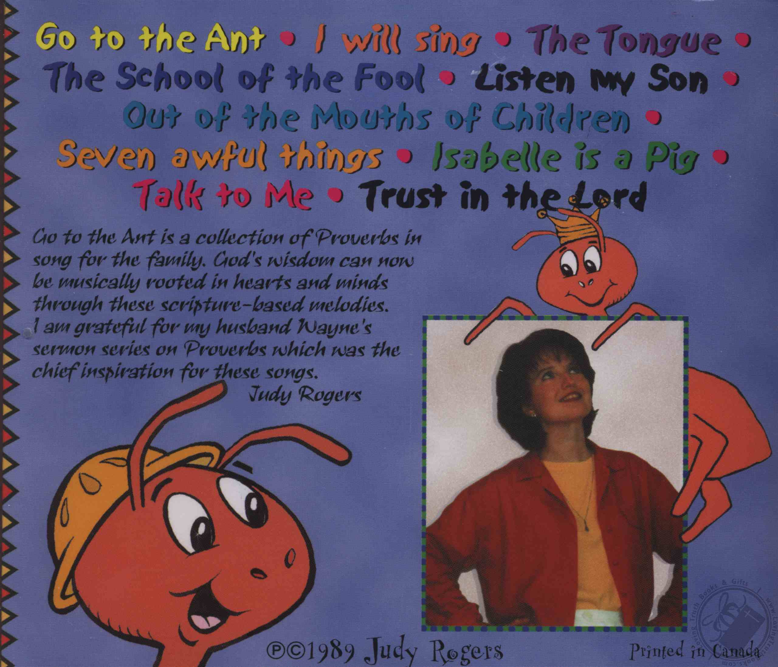 Go To the Ant: Proverbs for the Family by Judy Rogers (CD / Audio ...
