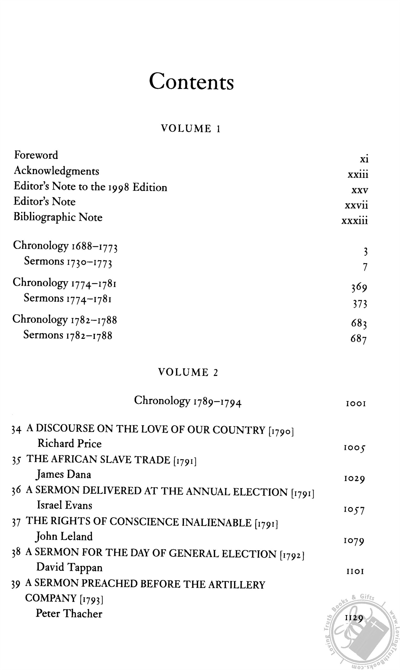 Political Sermons of the American Founding Era, 1730-1805 in Two ...