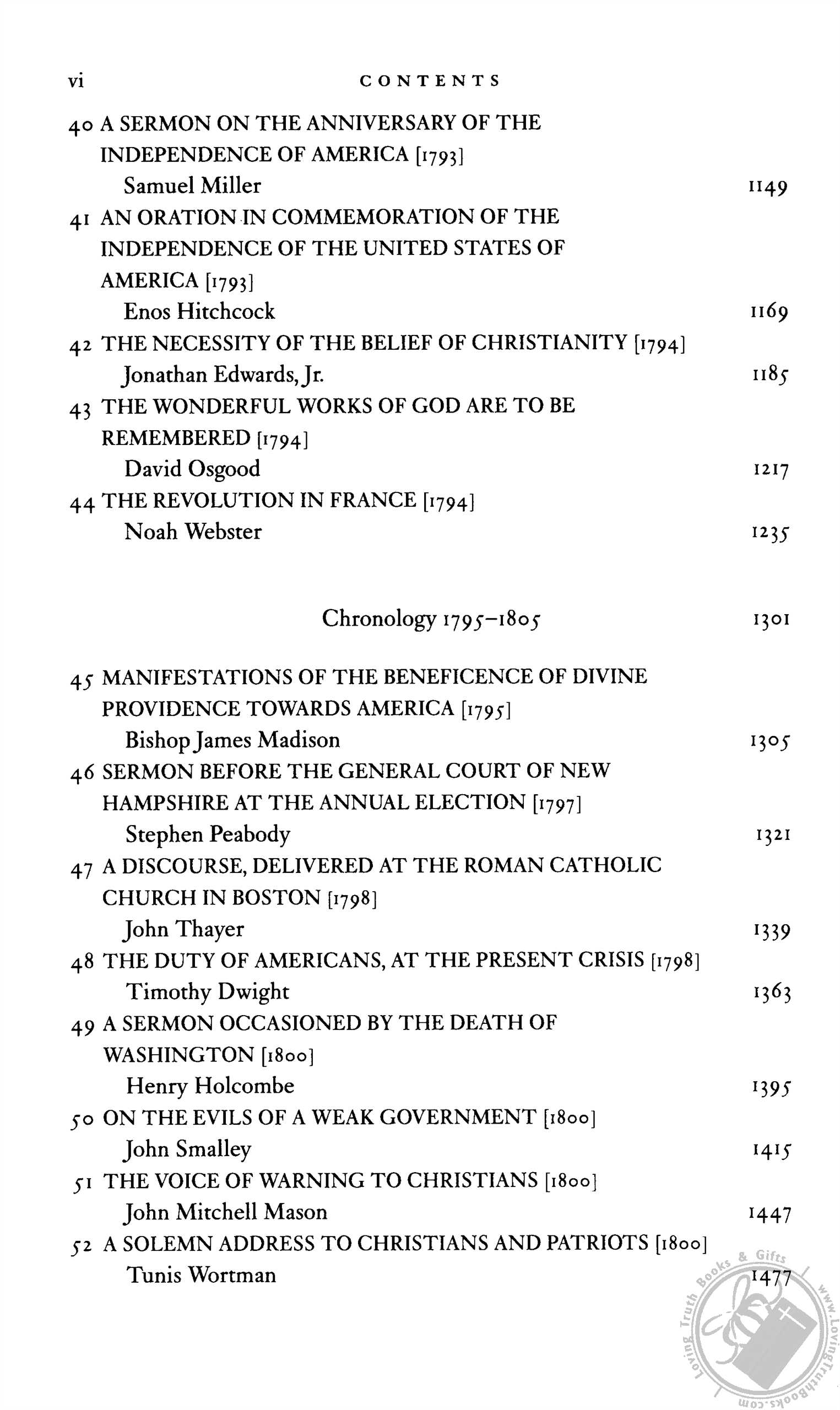 Political Sermons of the American Founding Era, 1730-1805 in Two ...