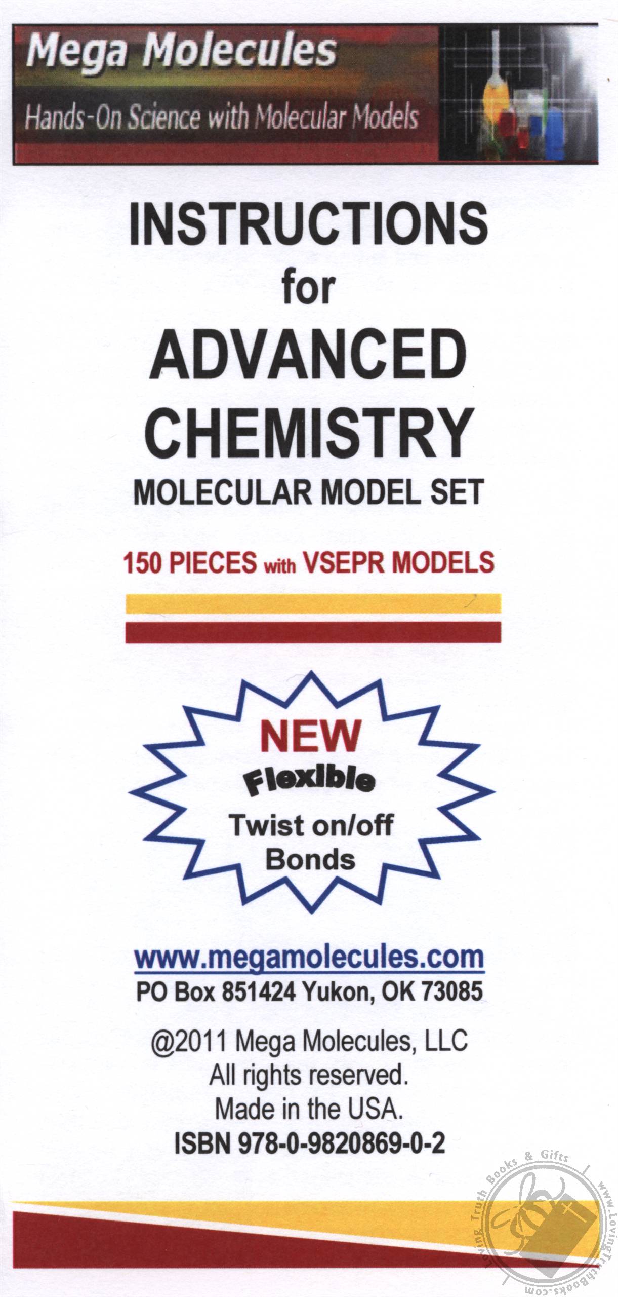 Advanced Chemistry Molecular Model Kit (150 Pieces with VSEPR Models ...