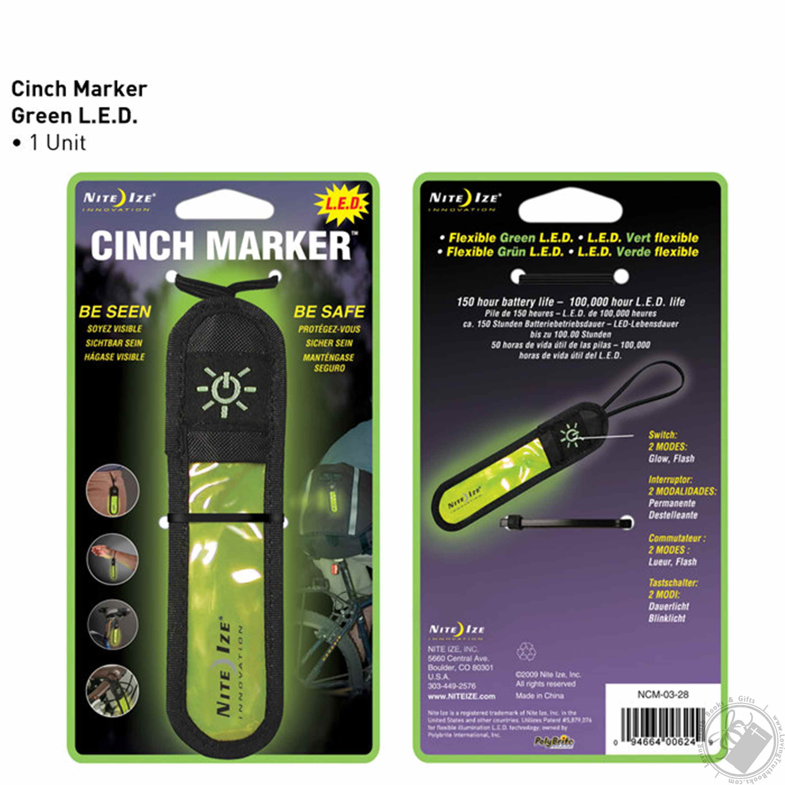 Green LED Cinch Marker by Nite Ize (Tools & Accessories / Safety ...
