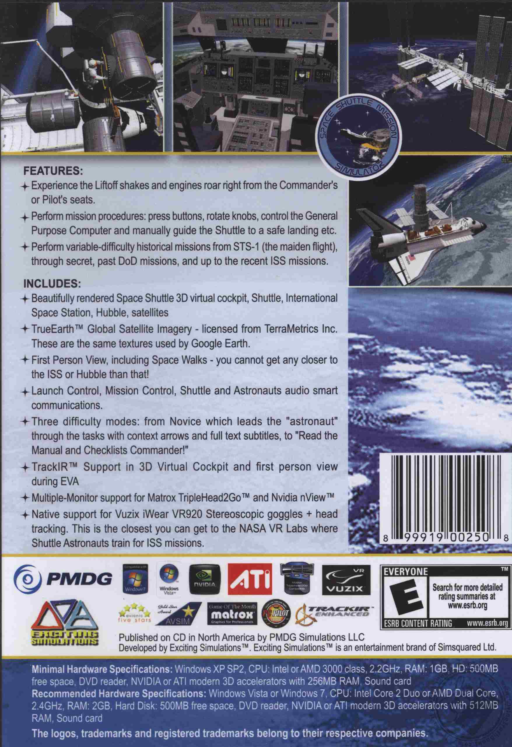 Space Shuttle Mission (Windows 7 / Vista / XP) by PMDG (Software / CD ...