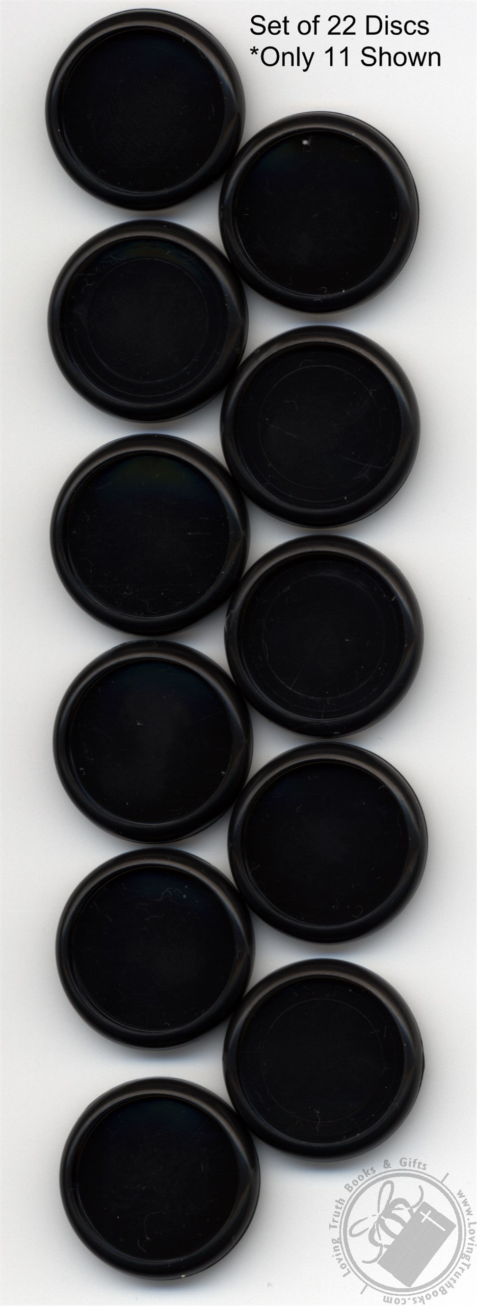 Set of 22 Circa 3/4 inch Black Discs for Disc-Bound Notebooks ...