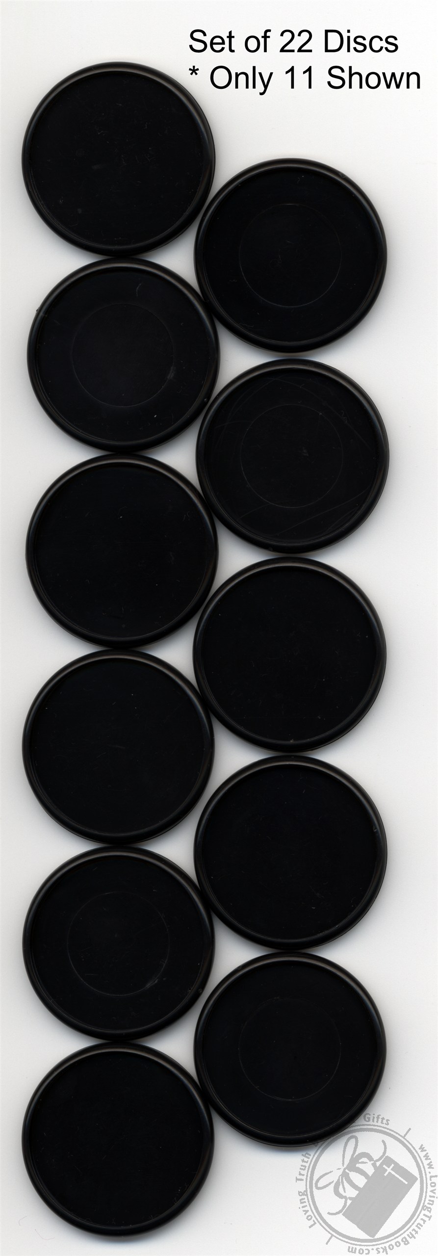 Set of 22 Circa 1-1/2 inch Black Discs for Disc-Bound Notebooks ...