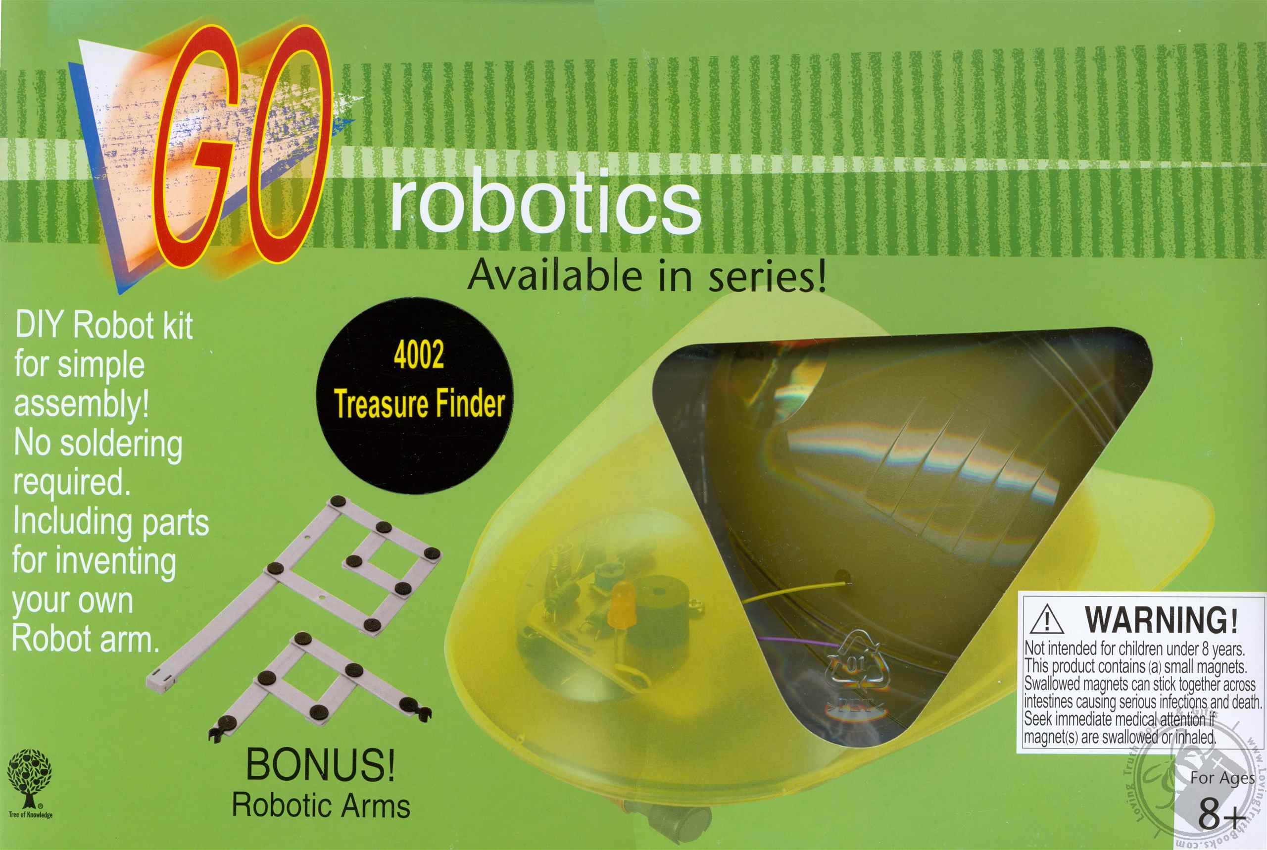 Do It Yourself Robot Kit Treasure Finder Robot Construction Kit ...