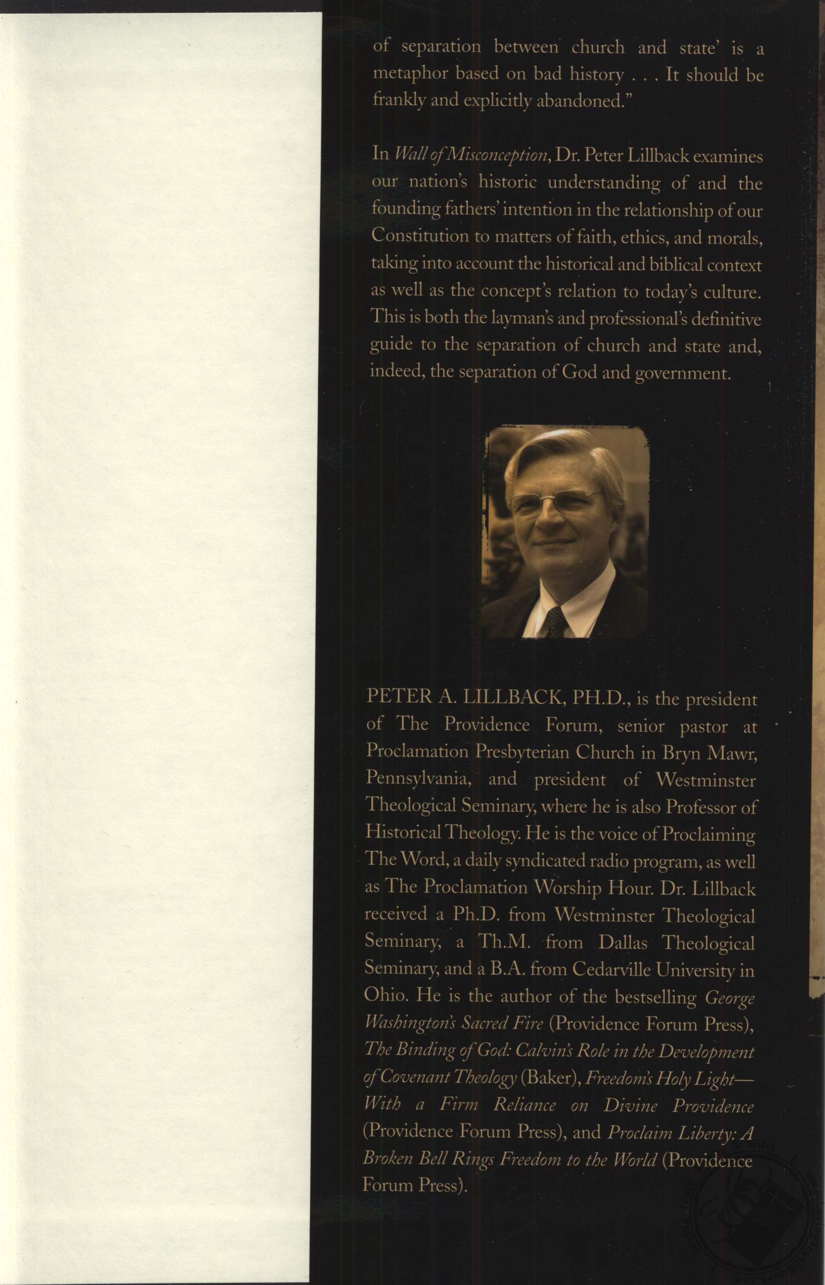 Wall of Misconception: Does the Separation of Church and State Mean the ...