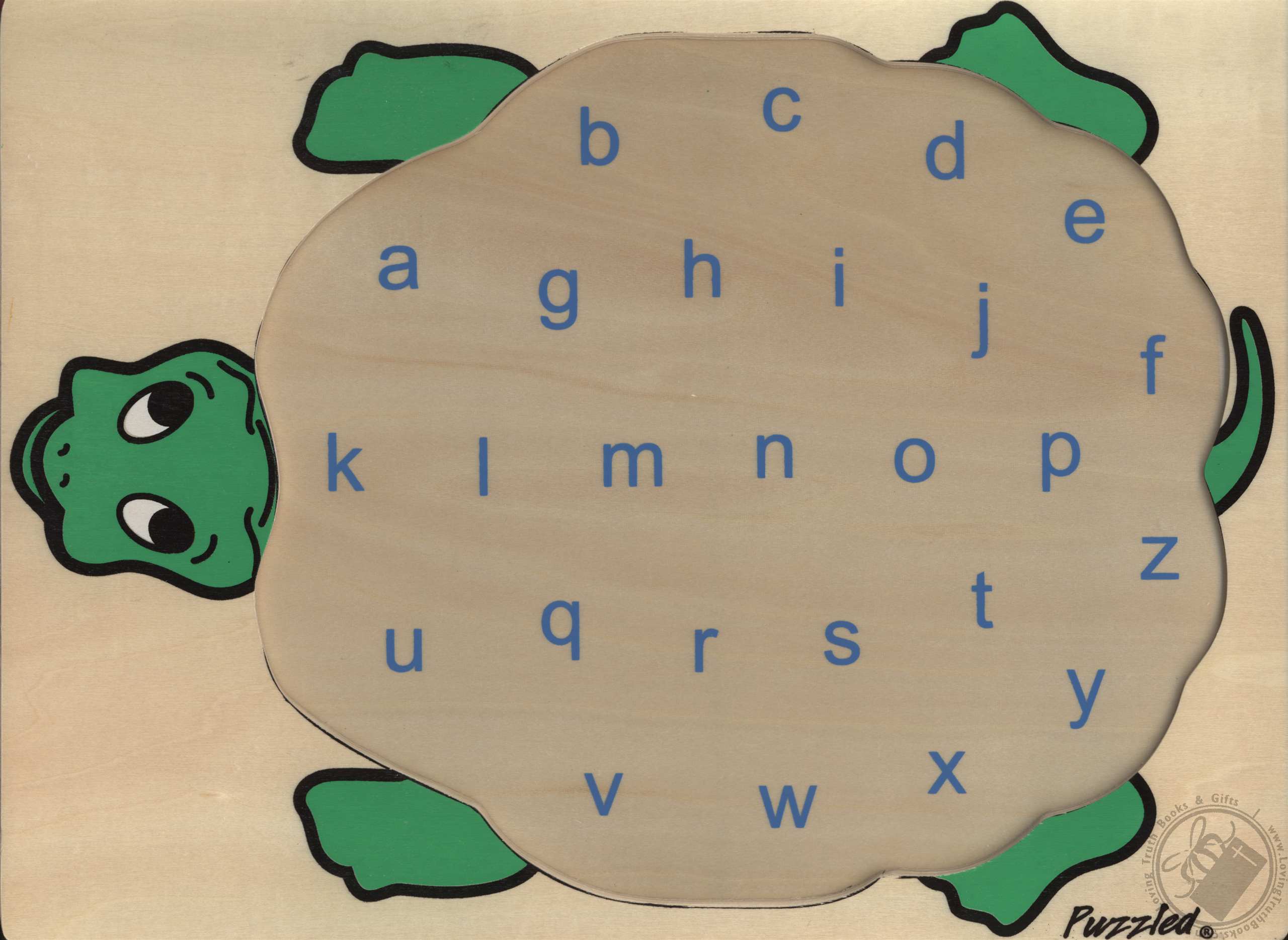 Learn My ABCs Turtle Puzzle (Learn Upper and Lower Case Alphabet Puzzle ...