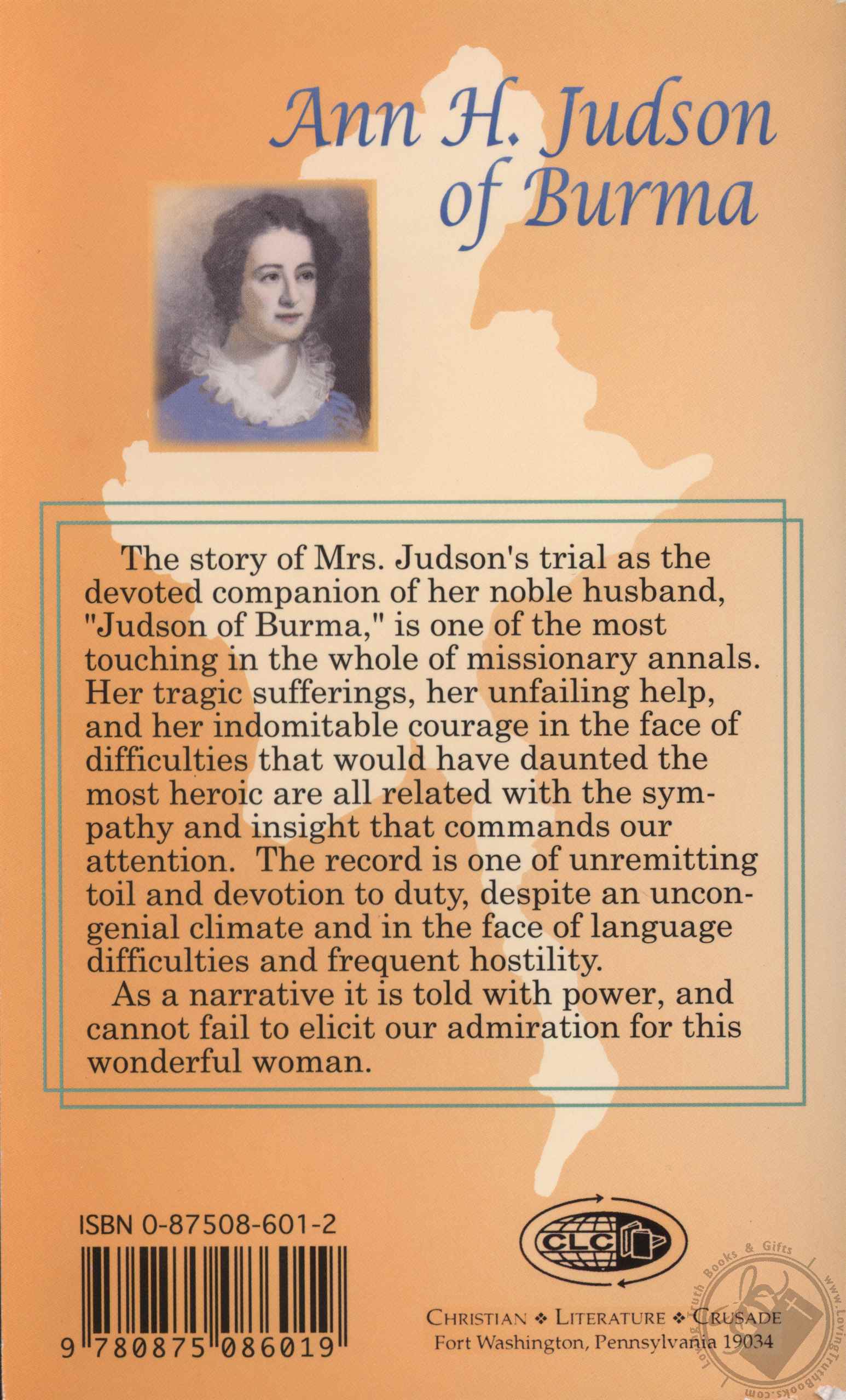 Ann H. Judson of Burma by Emma R. Pitman (Book / Paperback) (Loving ...