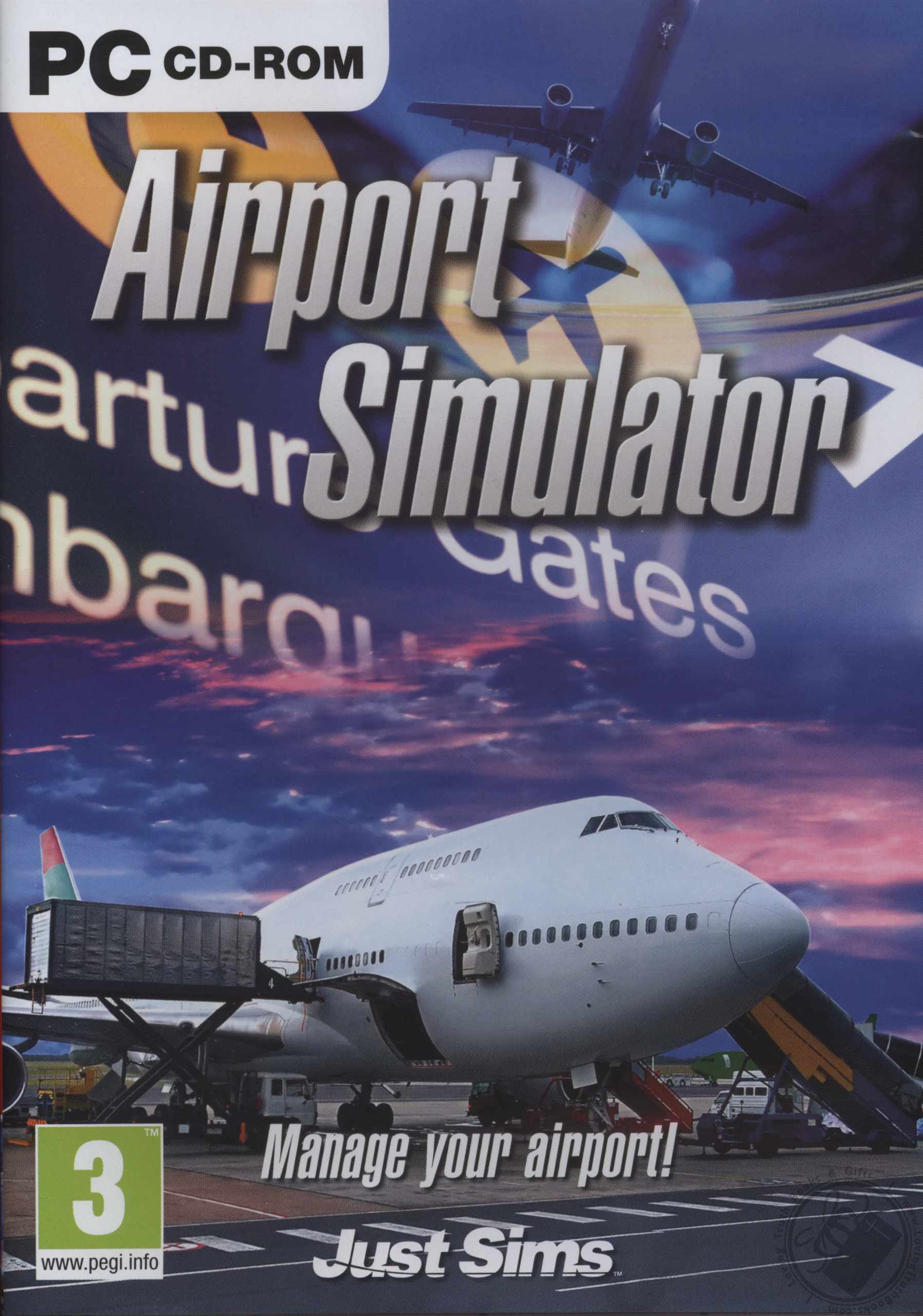 Just Sims Airport Simulator: Manage Your Airport PC CD-ROM Game by ...