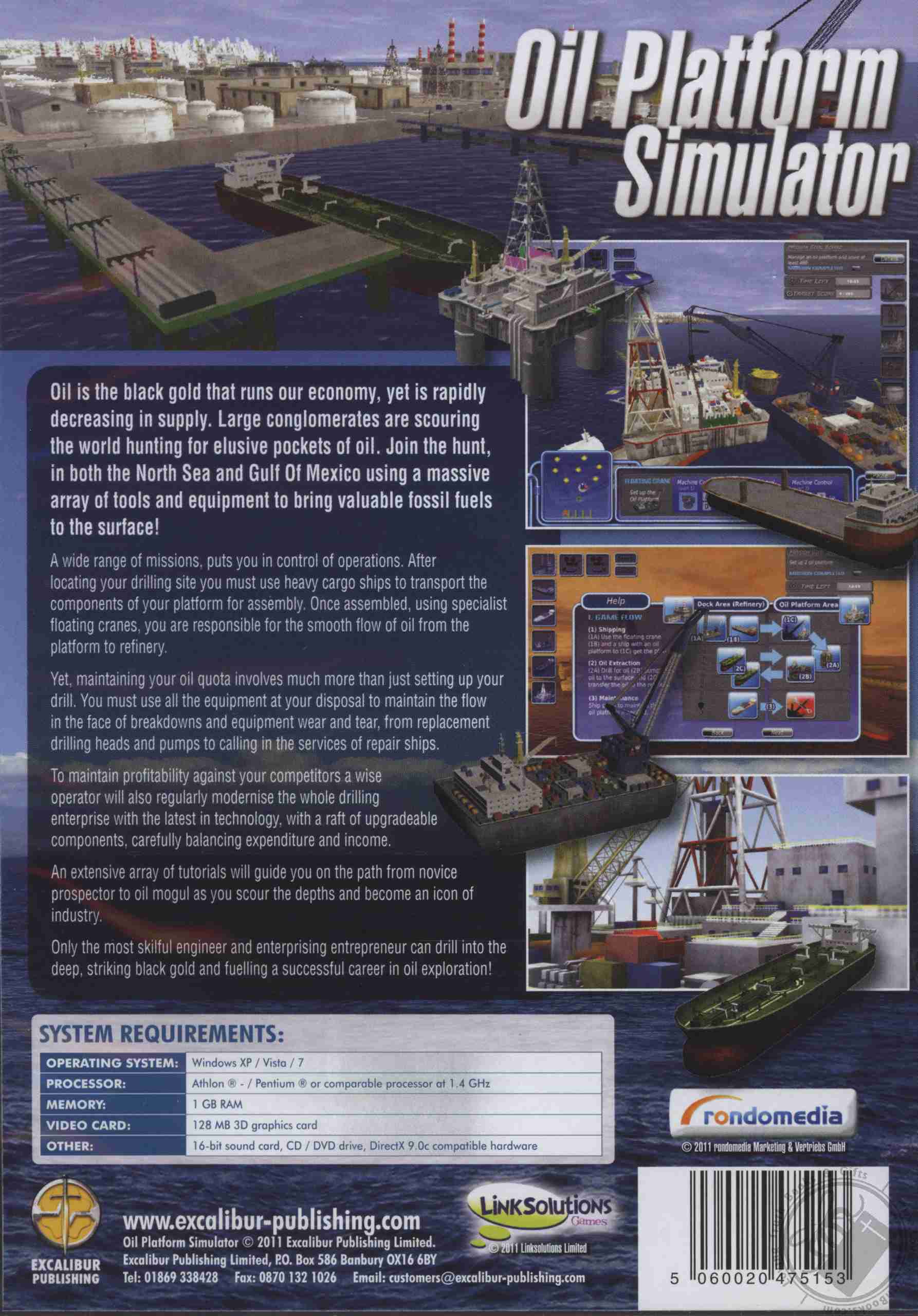 Oil Platform Simulator (CD-ROM for Windows) by Astragon (Software / CD ...