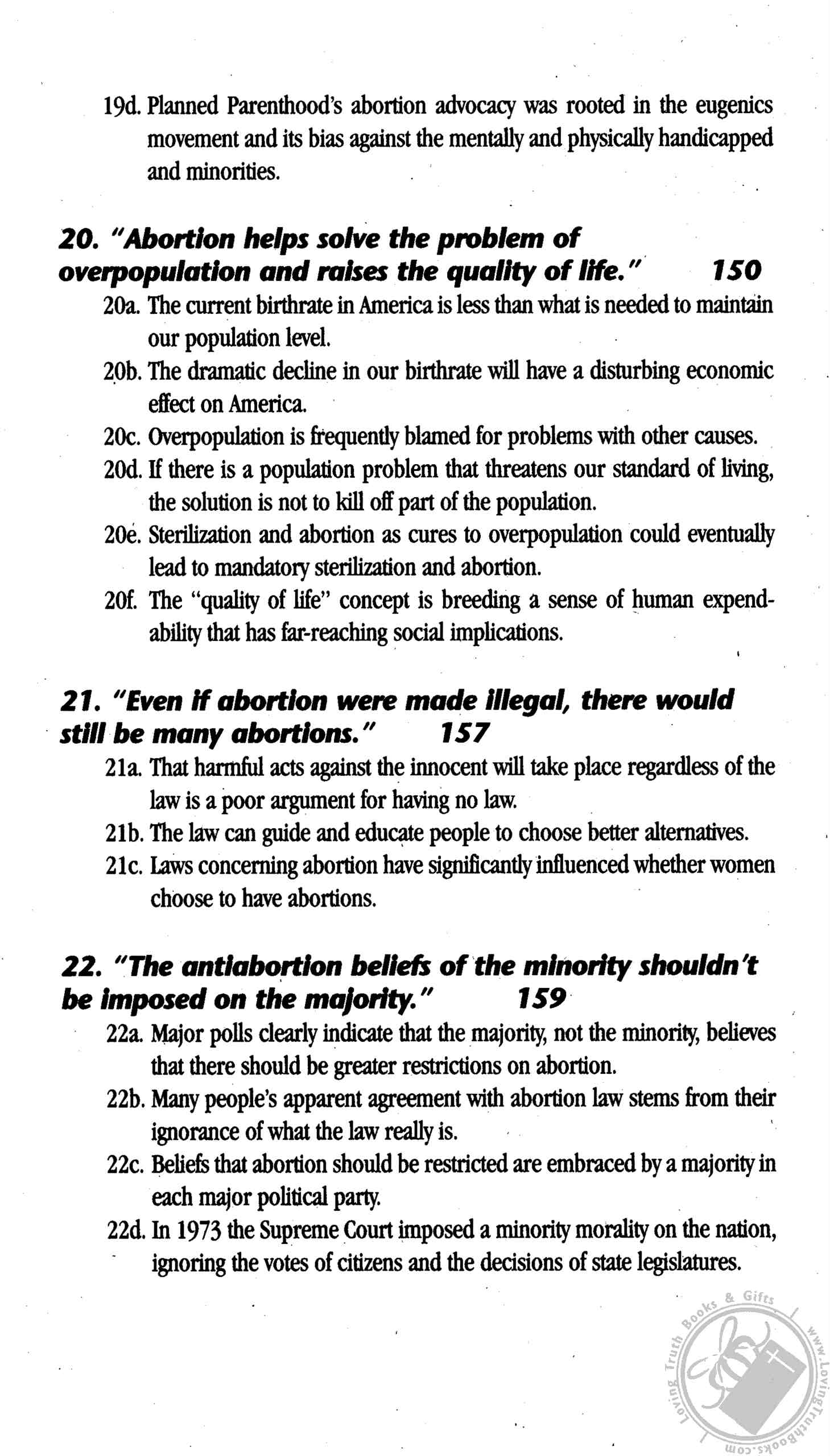 Pro-Life Answers to Pro-Choice Arguments Expanded & Updated by Randy ...