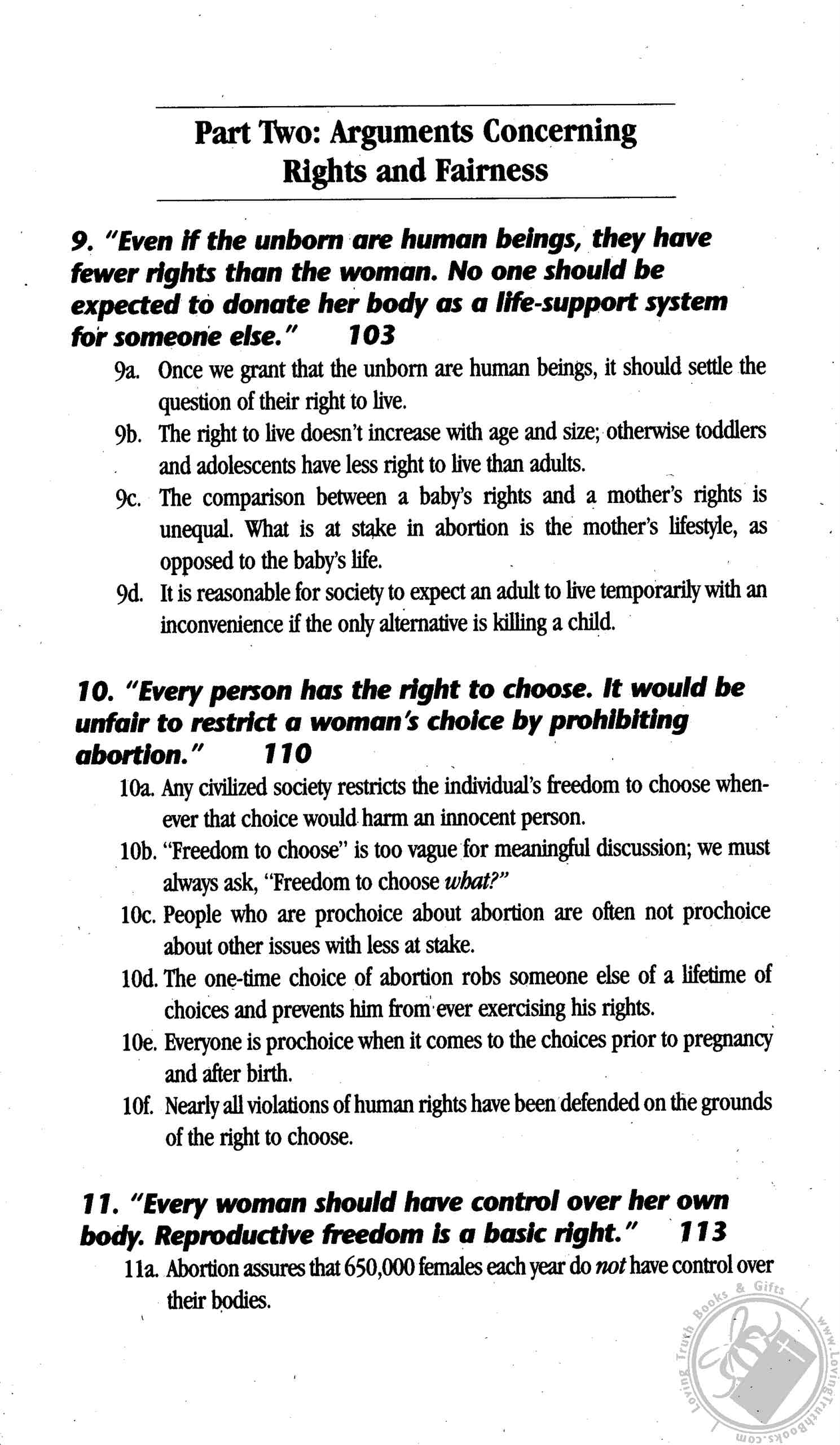 Pro-Life Answers to Pro-Choice Arguments Expanded & Updated by Randy ...