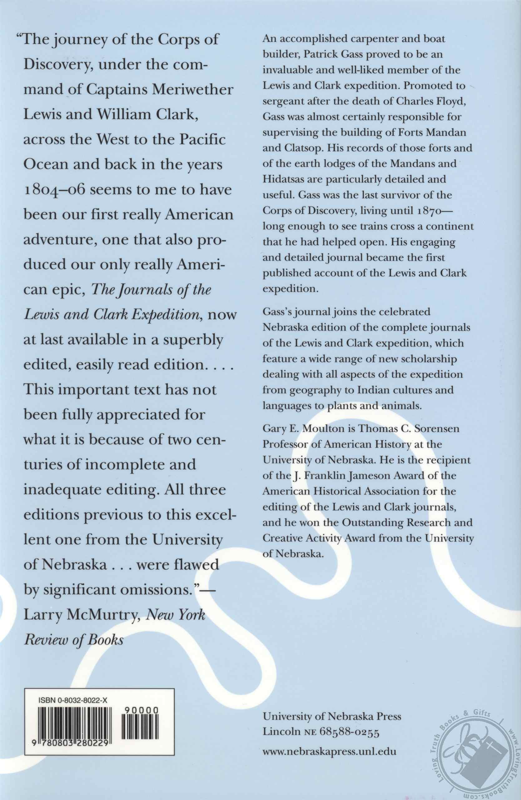 The Definitive Journals of Lewis and Clark, Vol. 10: Patrick Gass by ...