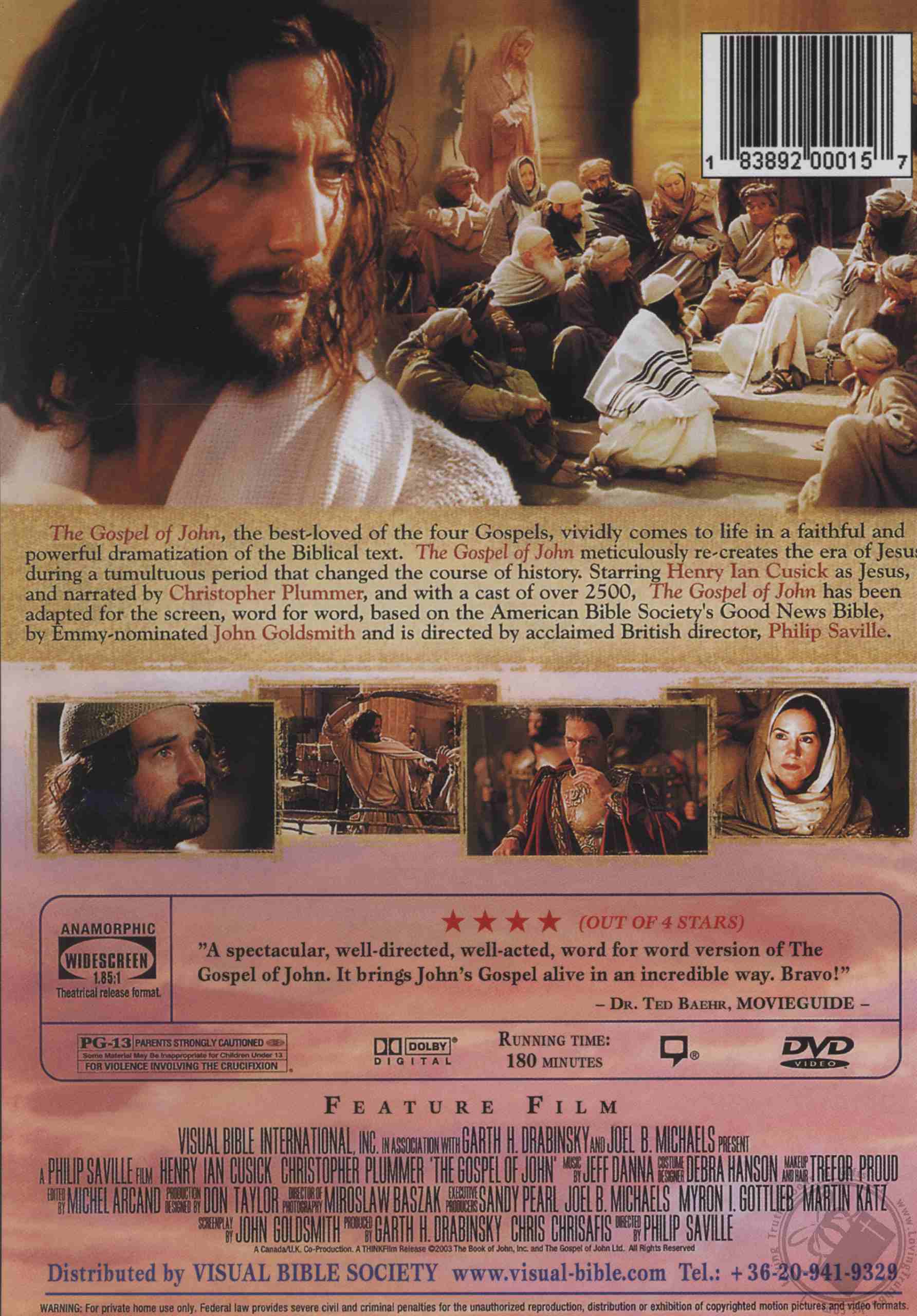 Visual Bible: John by LLC Visual Bible (DVD / Motion Picture) (Loving ...
