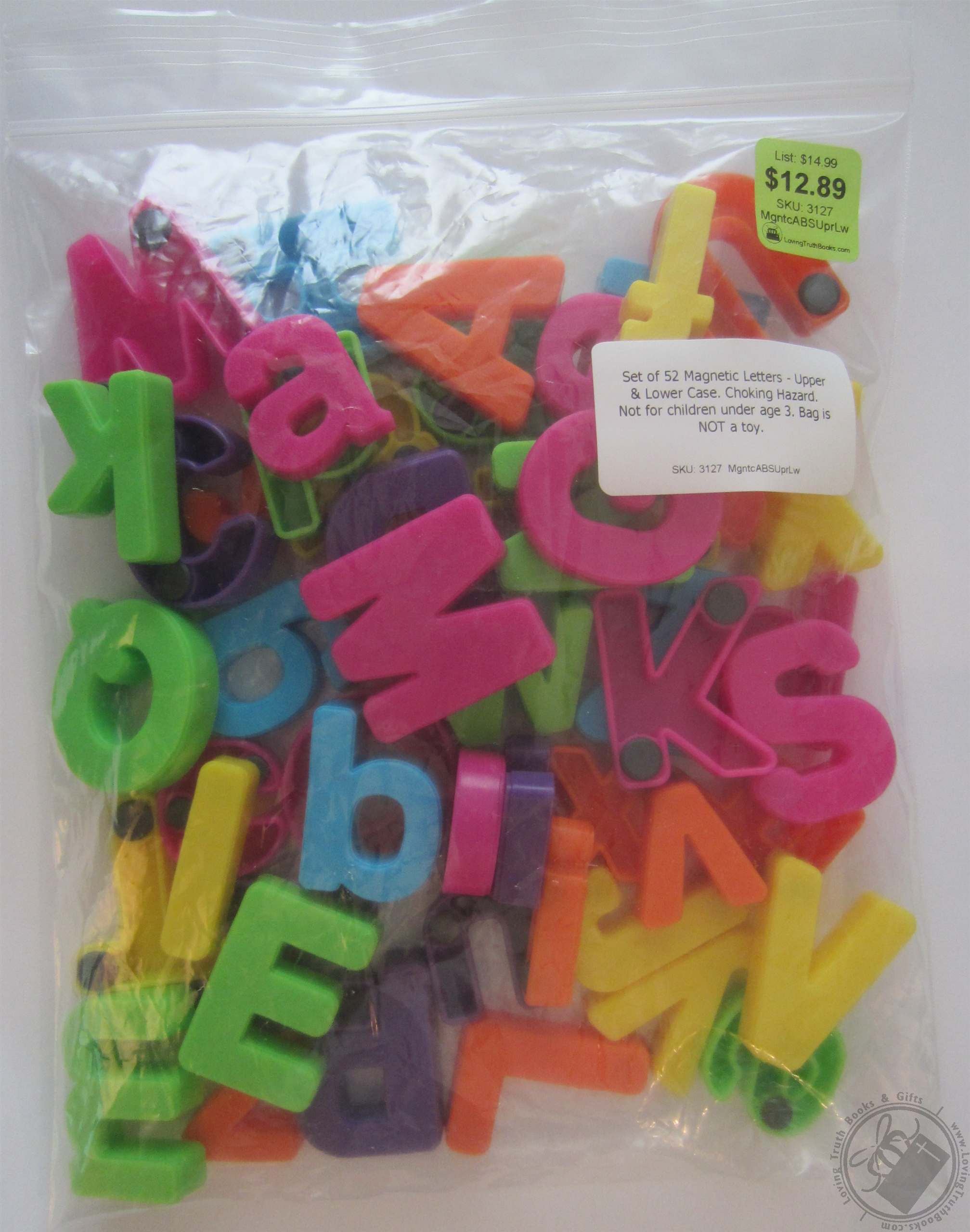 1.5 inch to 3 inch high Multi-Color Magnetic Upper and Lower Case ...