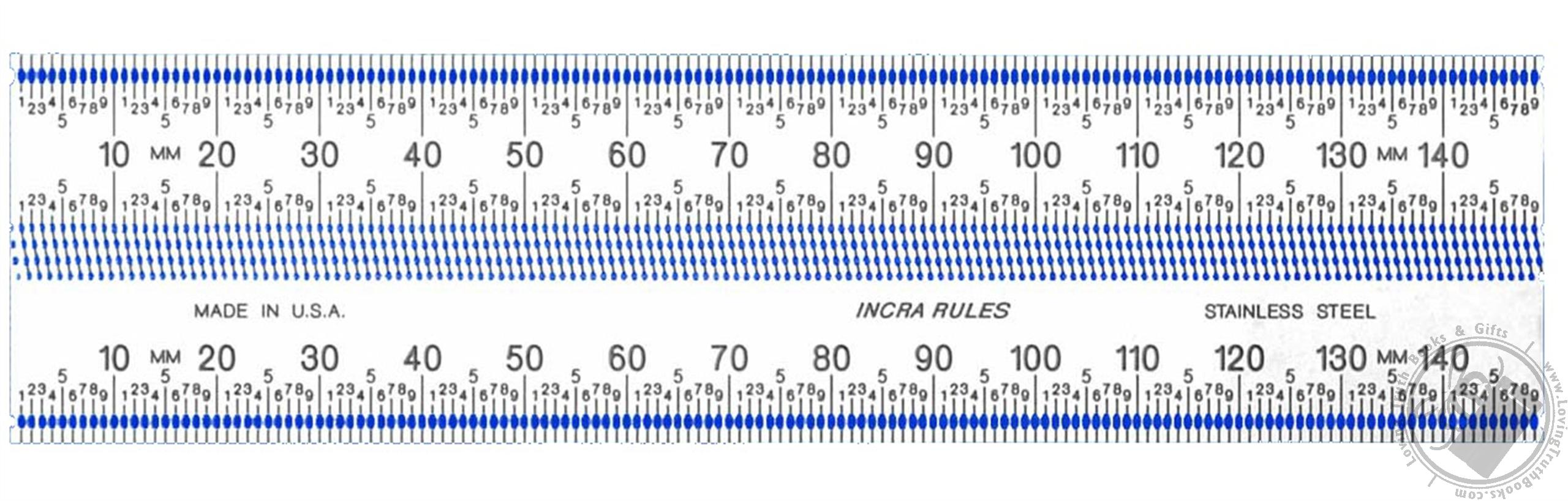 Incra Rules 150 mm Precision Marking Rule (Stainless Steel) (RULE150M ...