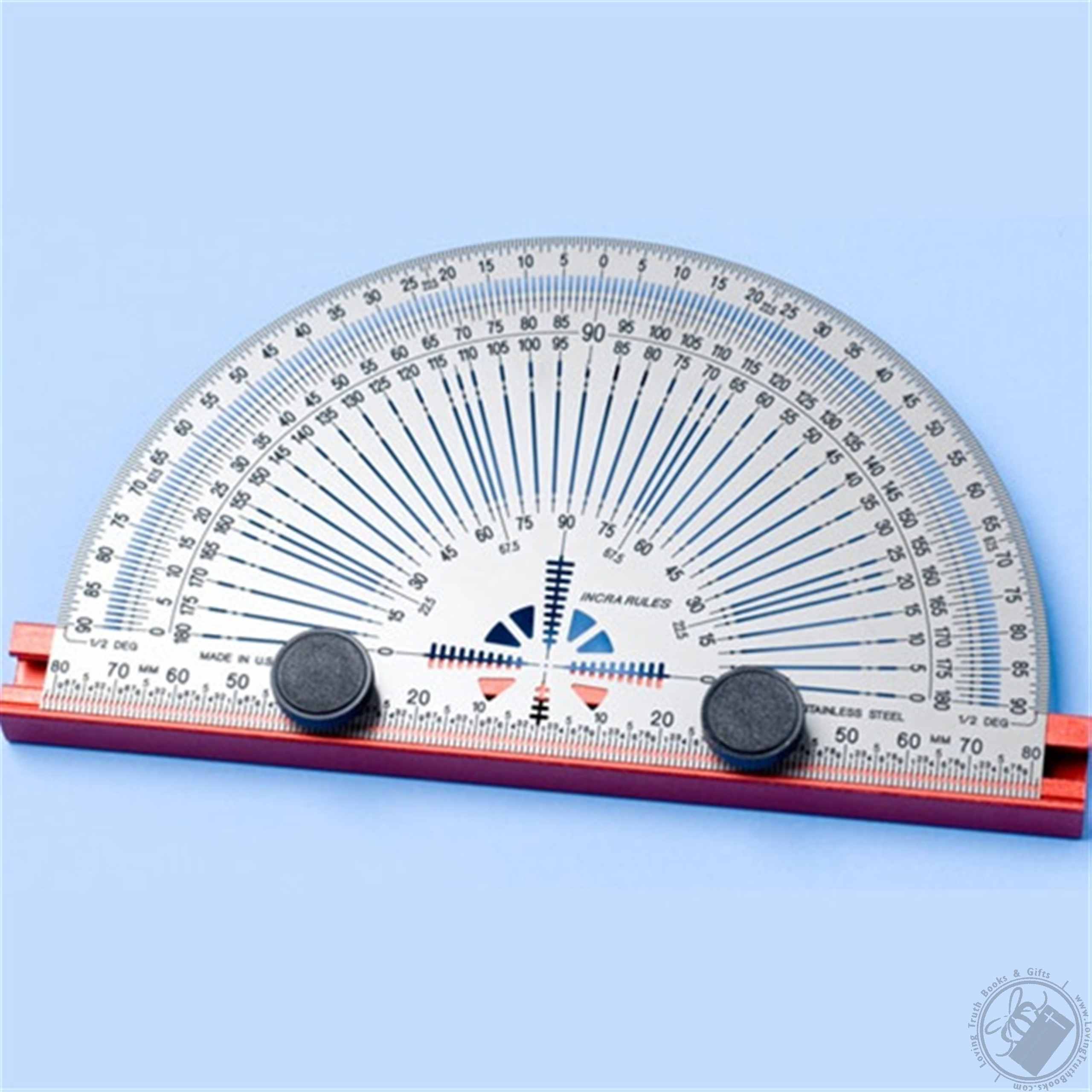 Incra Rules Metric 160 mm Precision Marking Protractor (Stainless Steel ...