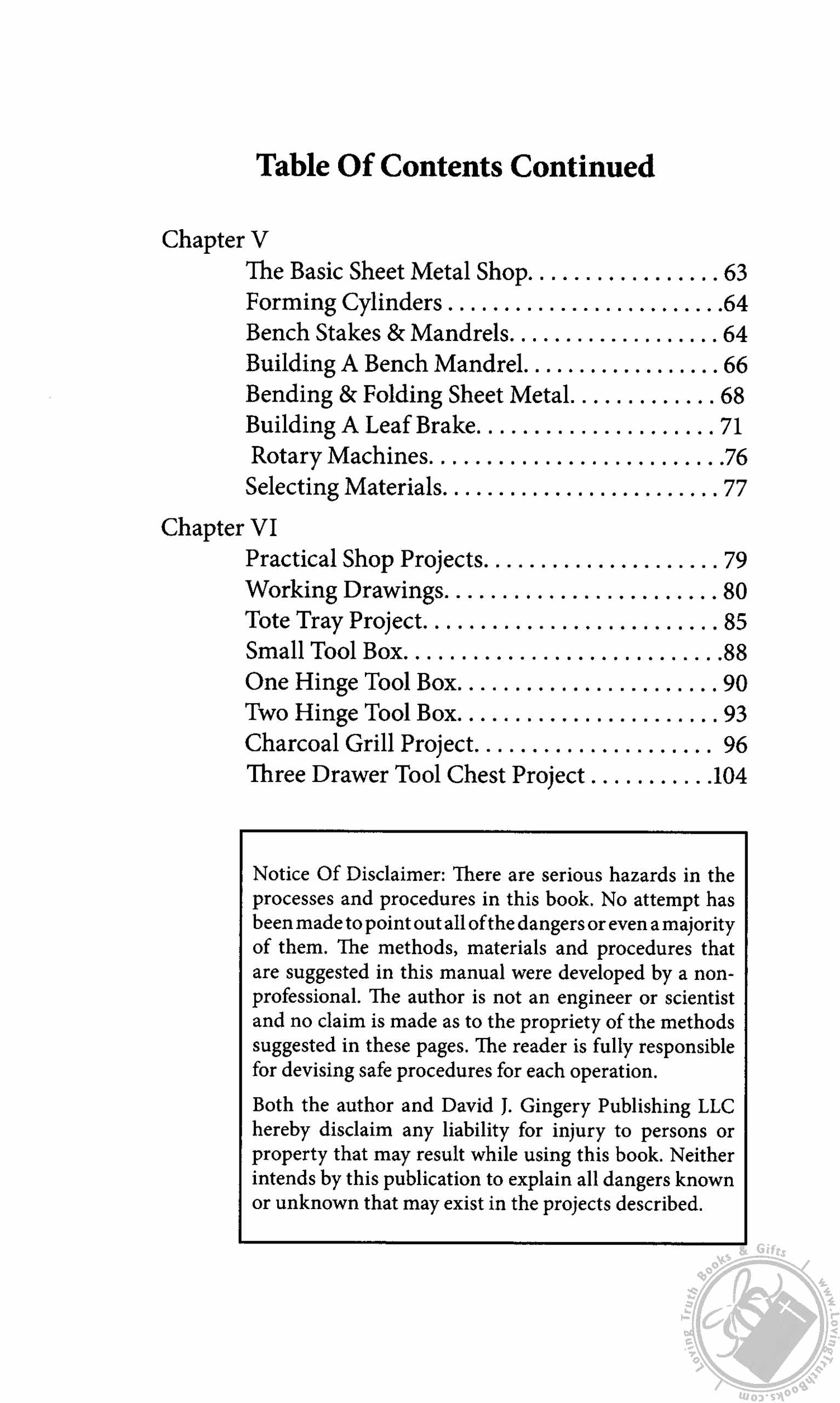 Sheet Metal Technology by David J Gingery (Book / Paperback) (Loving ...