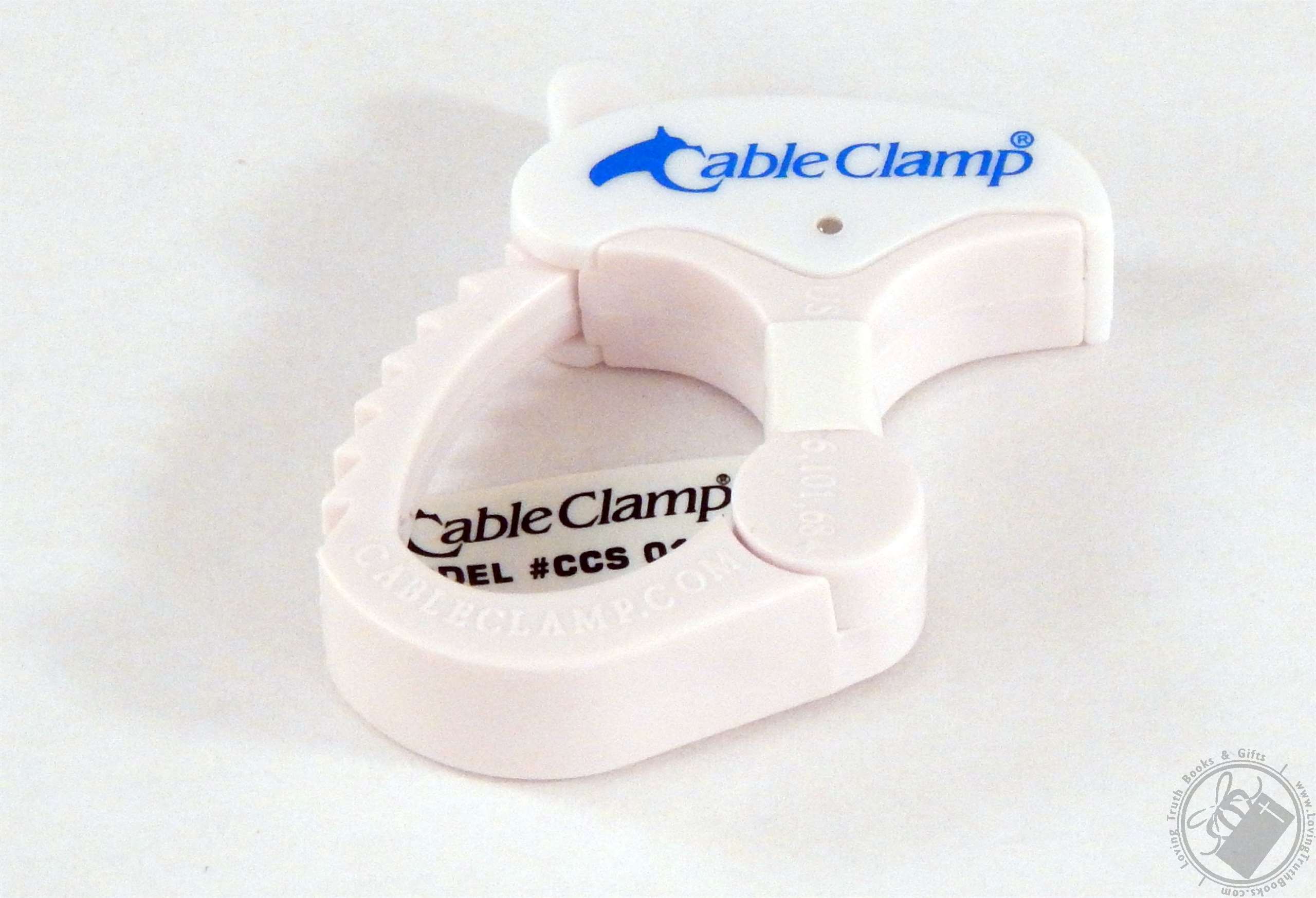 Cable Clamp, SMALL Cable / Power Tool / Computer Cable Clamp, White ...