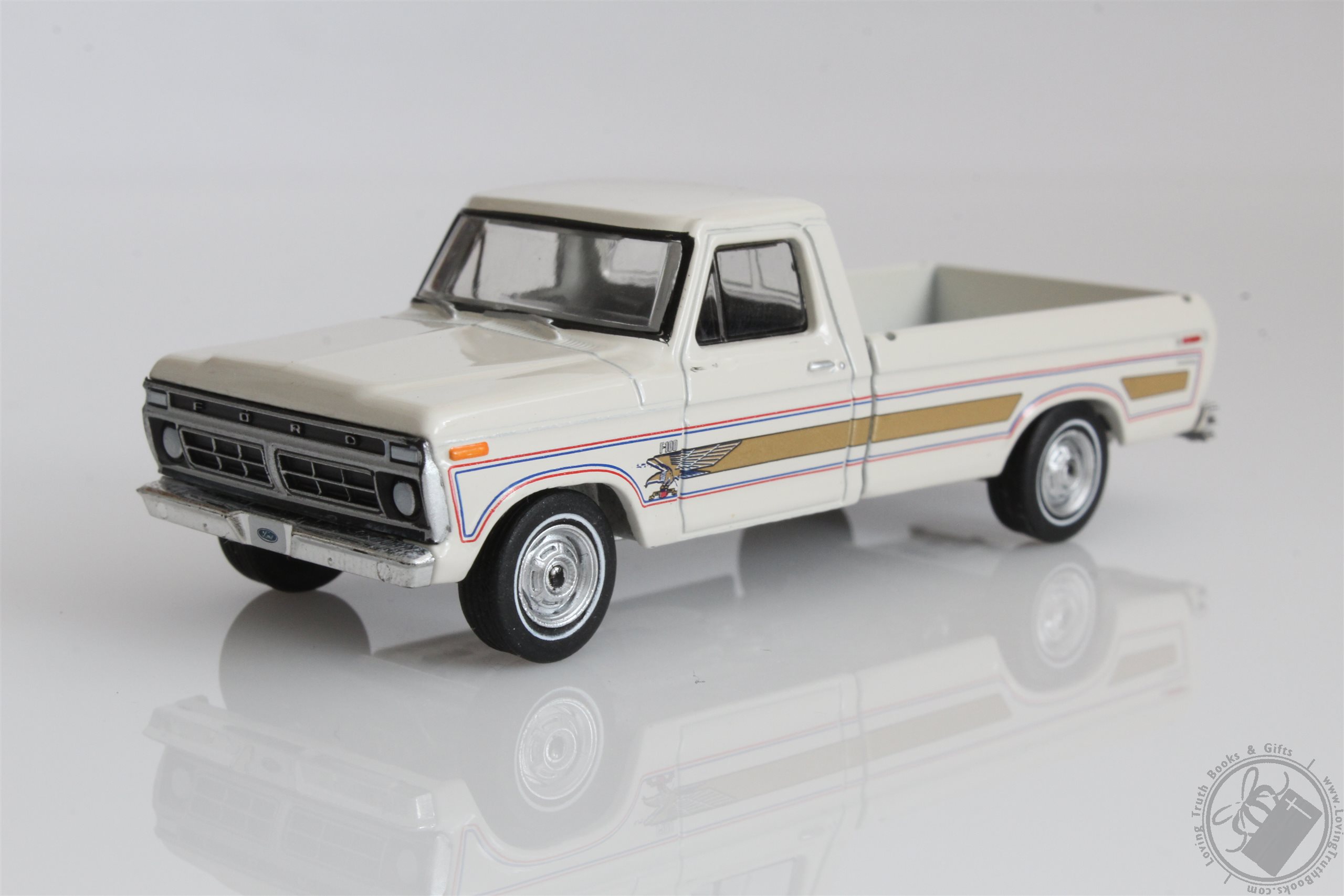 1976 Ford F100 Pickup Truck Bicentennial Edition 1:64 Scale Diecast ...