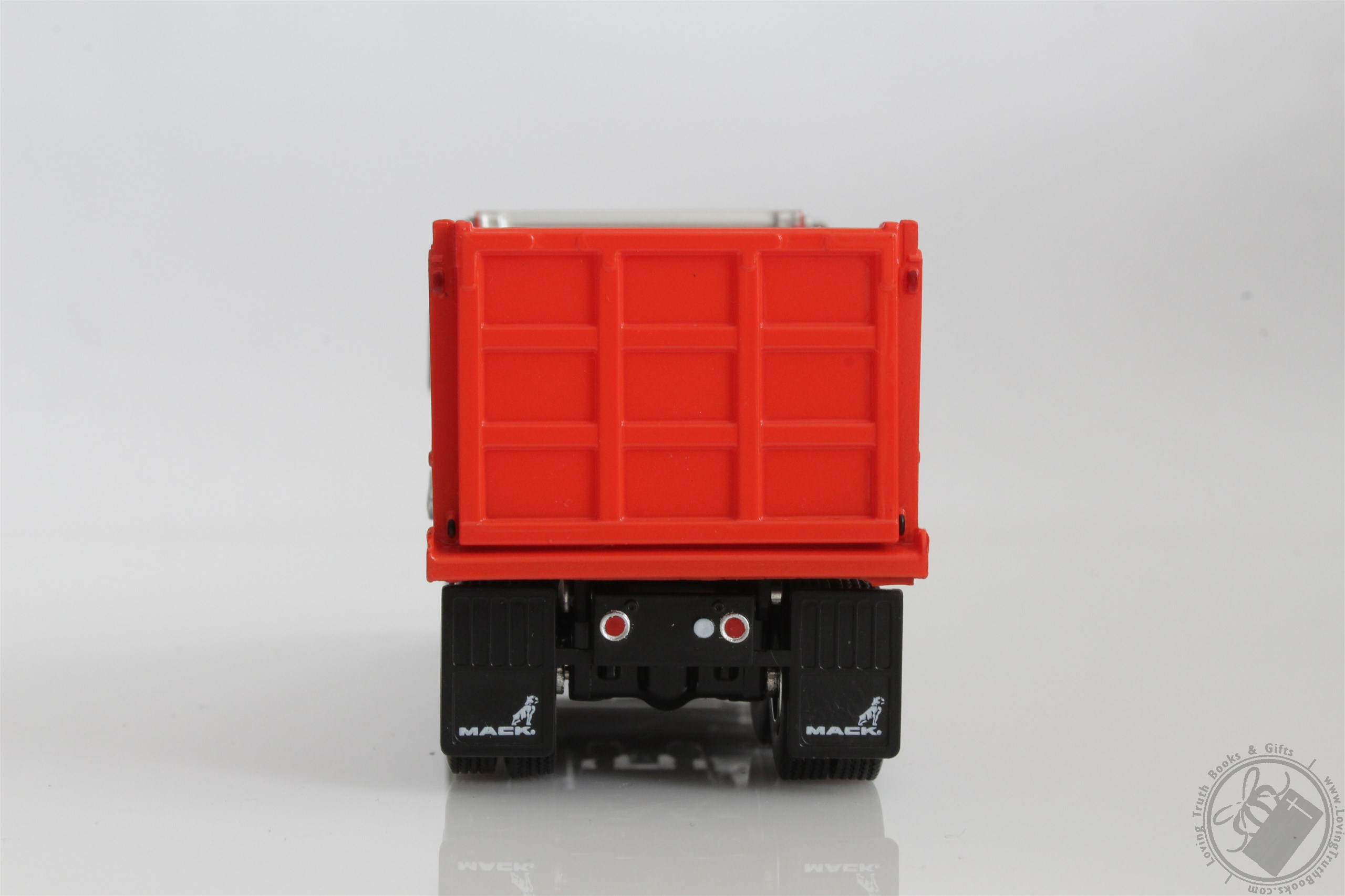 Mack Granite Dump Truck, Red, White, & Blue, 1:64 Scale Diecast Model ...