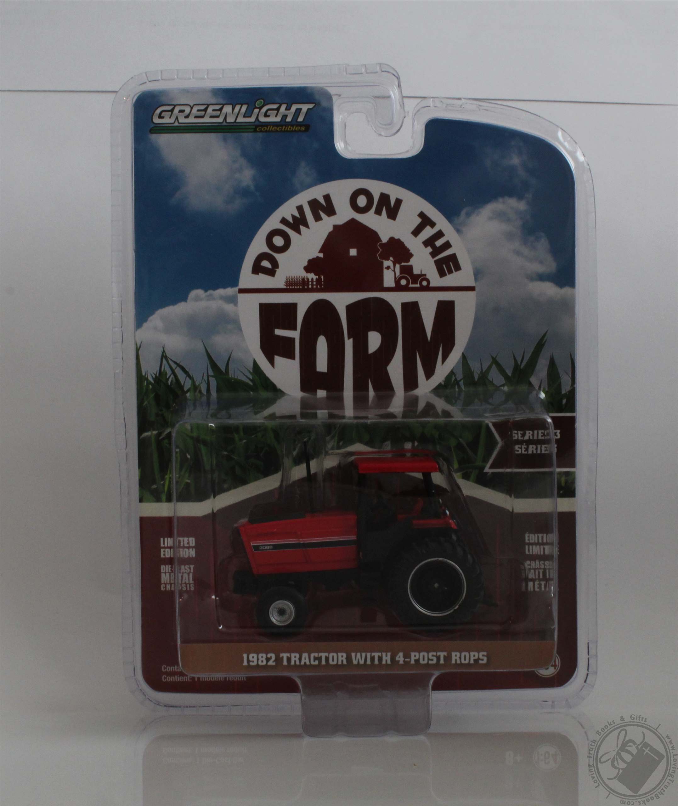 1984 Case IH 3088 Tractor w/ 4 Post ROPS Diecast Model 1:64 Scale ...