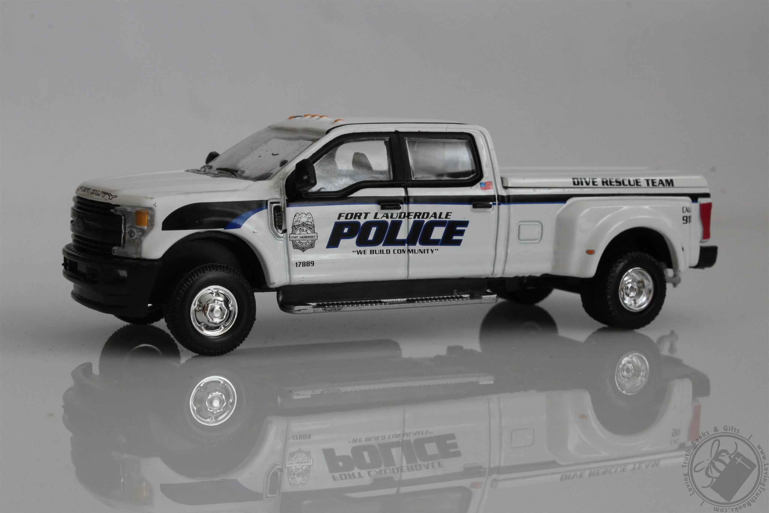 2019 Ford F-350 Dually Fort Lauderdale, Florida Police, 1:64 Diecast ...