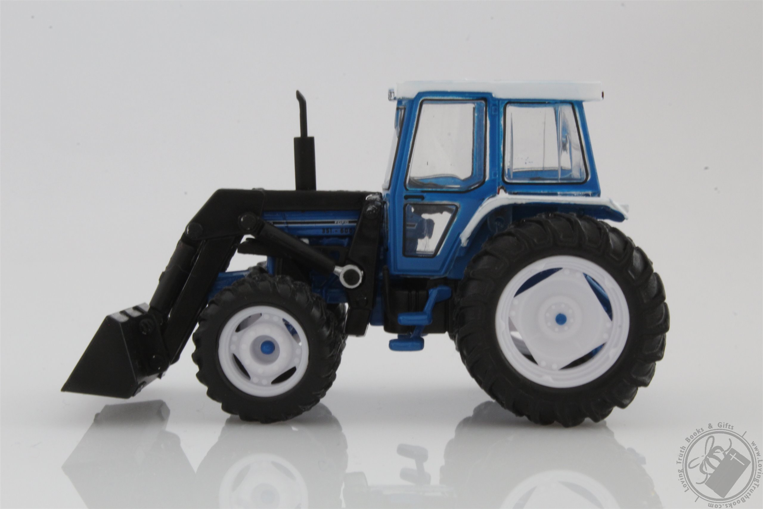 1982 Ford 5610 Tractor w/ Front Loader and Cab Diecast Model 1:64 Scale ...