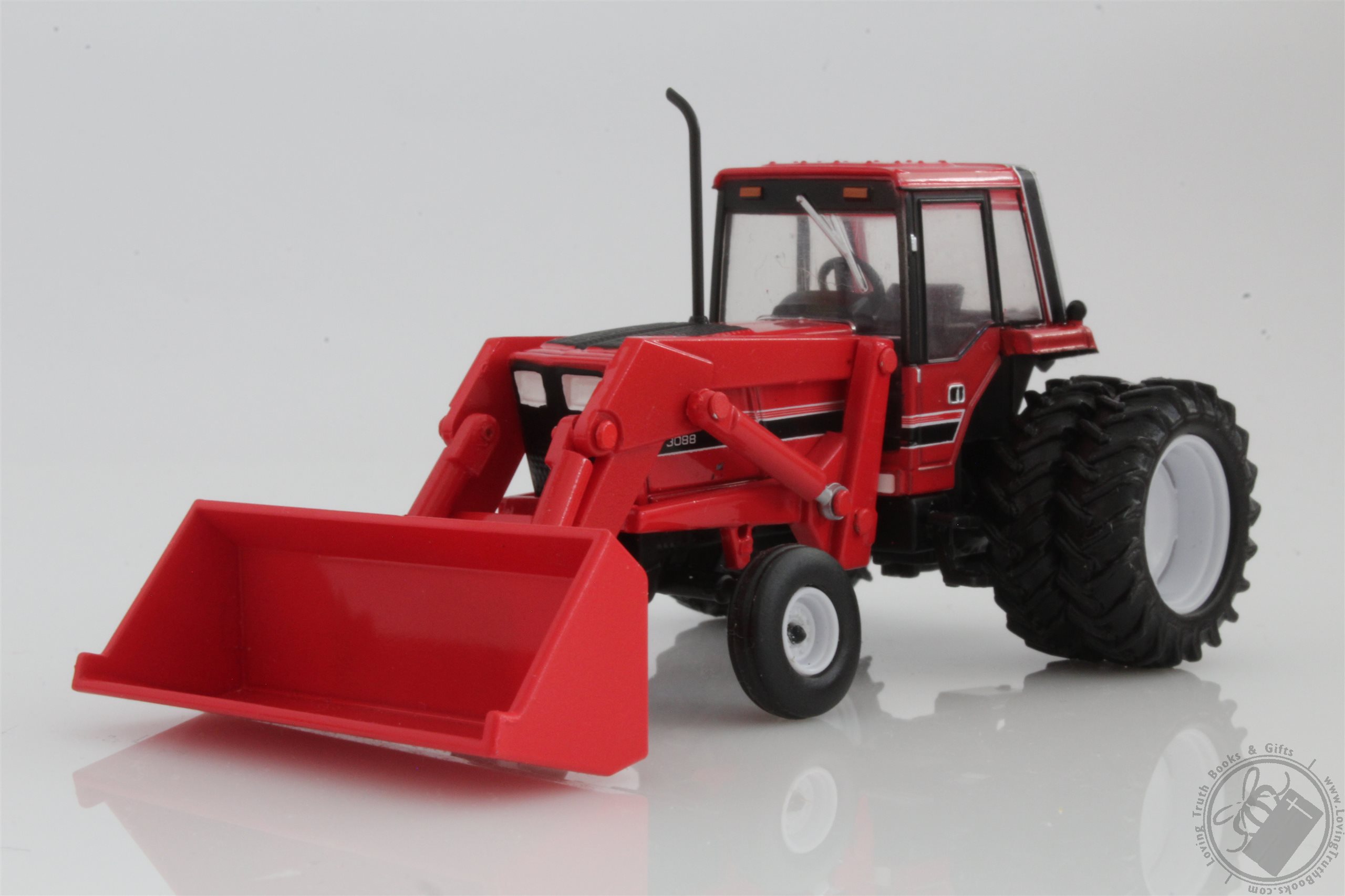 1982 Case IH 3088 Tractor w/ Front Loader and Cab Diecast Model 1:64 ...