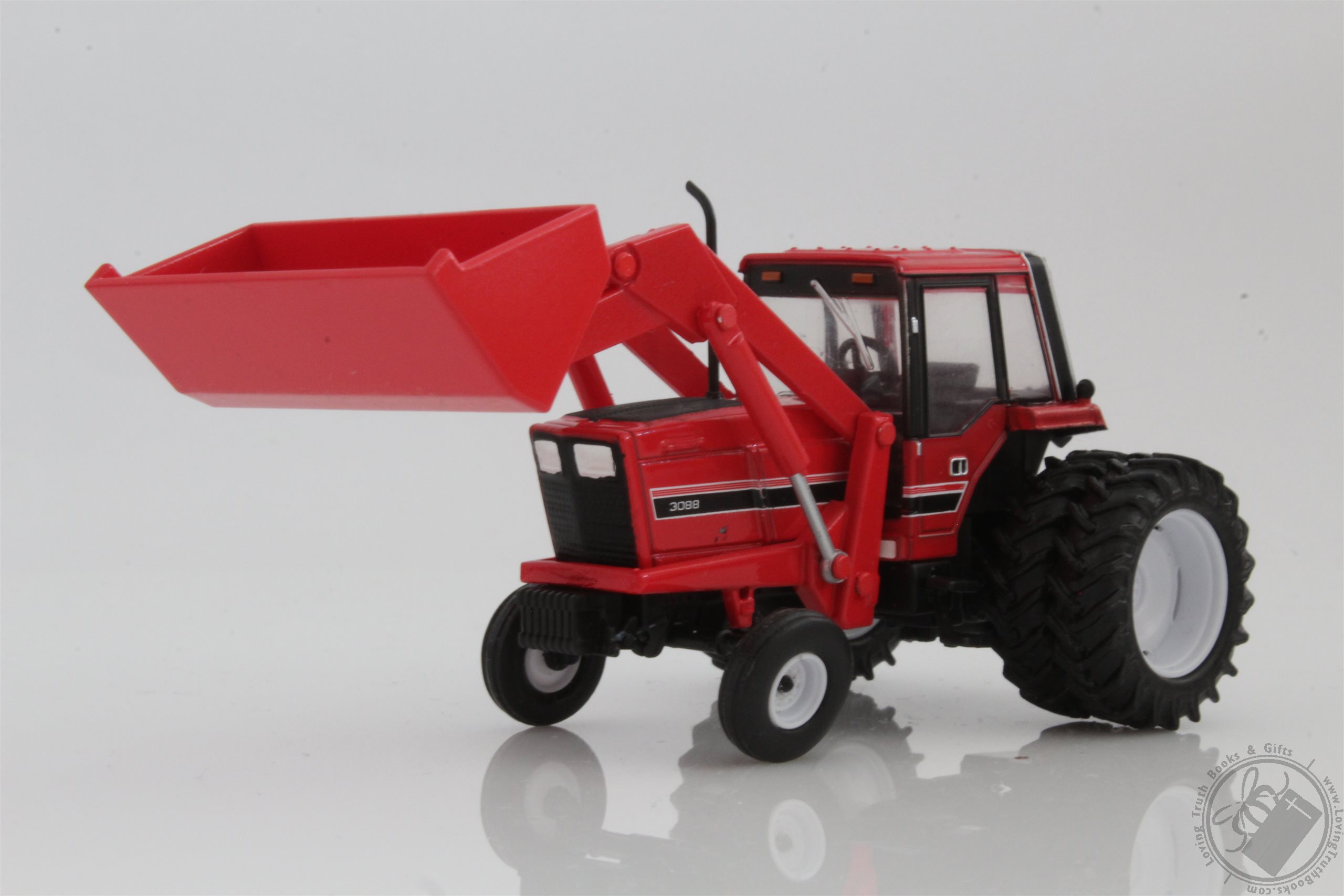 1982 Case IH 3088 Tractor w/ Front Loader and Cab Diecast Model 1:64 ...